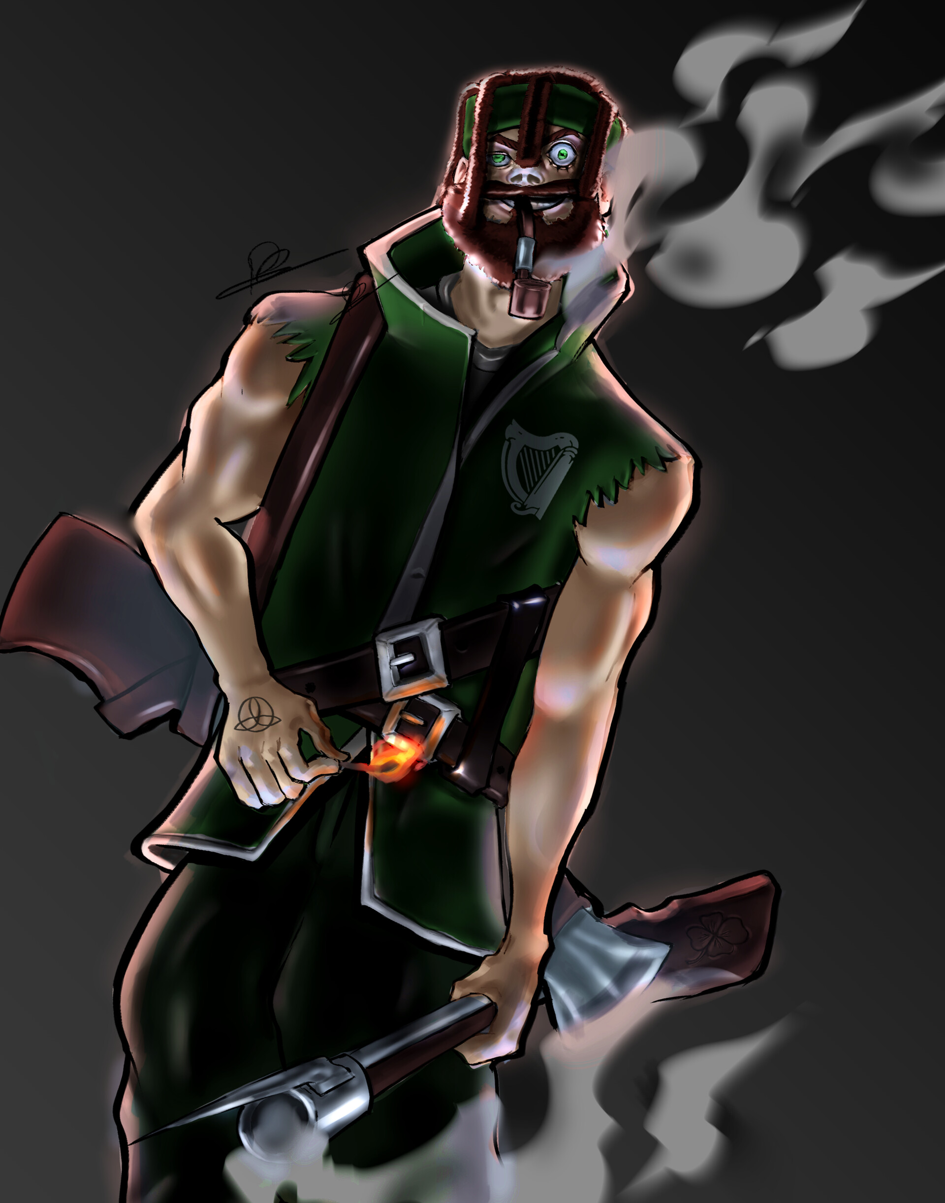 ArtStation - [Commission] Sean O'Malley - RPG Character