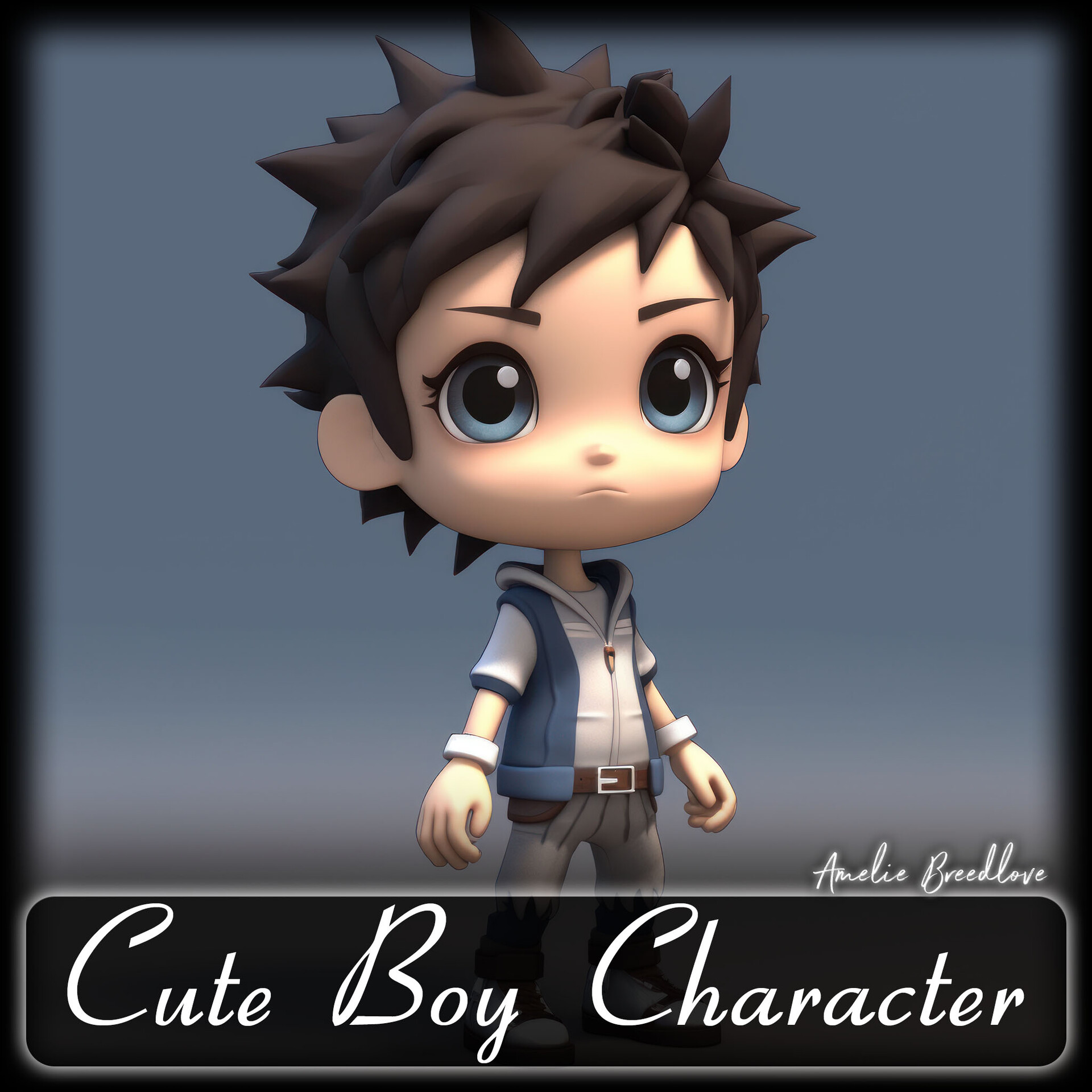 ArtStation - 200 Cute Boy Character (Full Body) Reference Pack | 4K | v.2