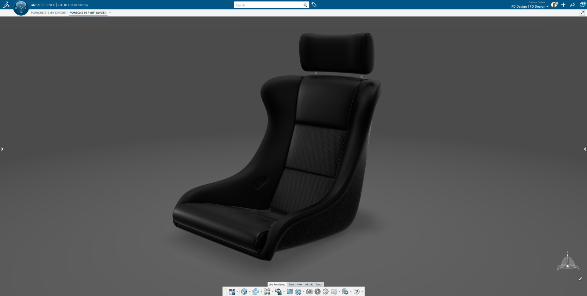 FD Design - Porsche 911 / by SINGER (3DExperience/CATIA) (Clay and Real ...