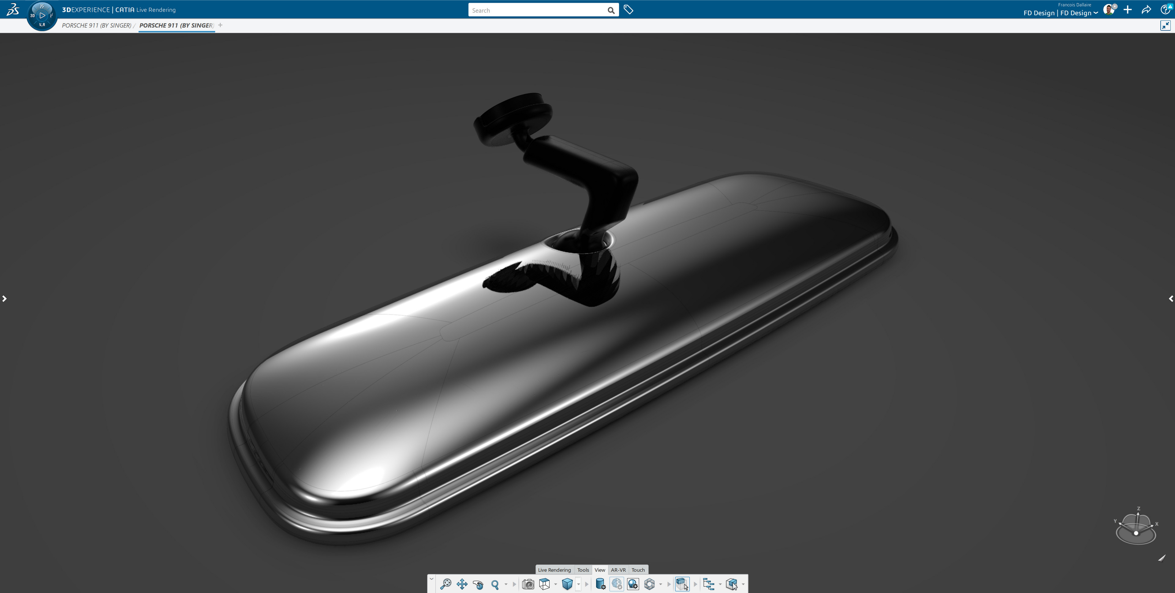 FD Design - Porsche 911 / by SINGER (3DExperience/CATIA) (Clay and Real ...