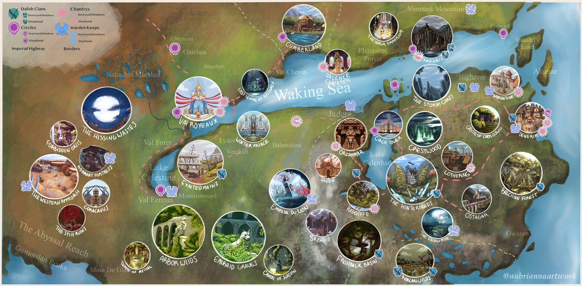 ArtStation - Dragon Age Map Fan-Art