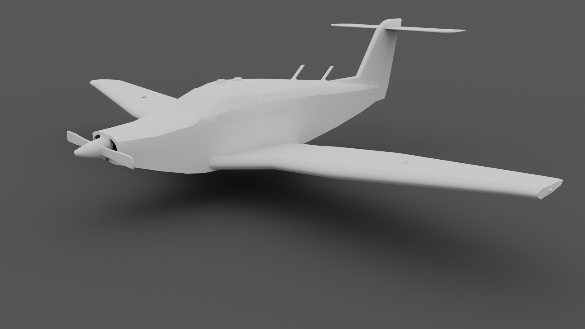 ArtStation - 3D Model - Airplane