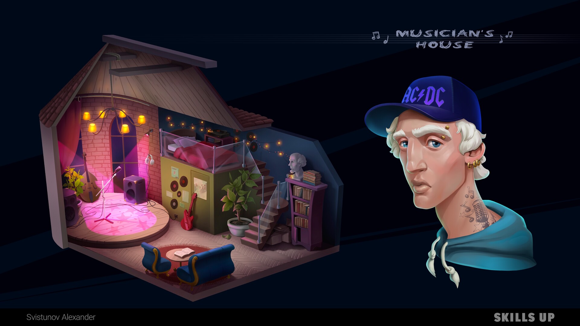 ArtStation - Musician’s house