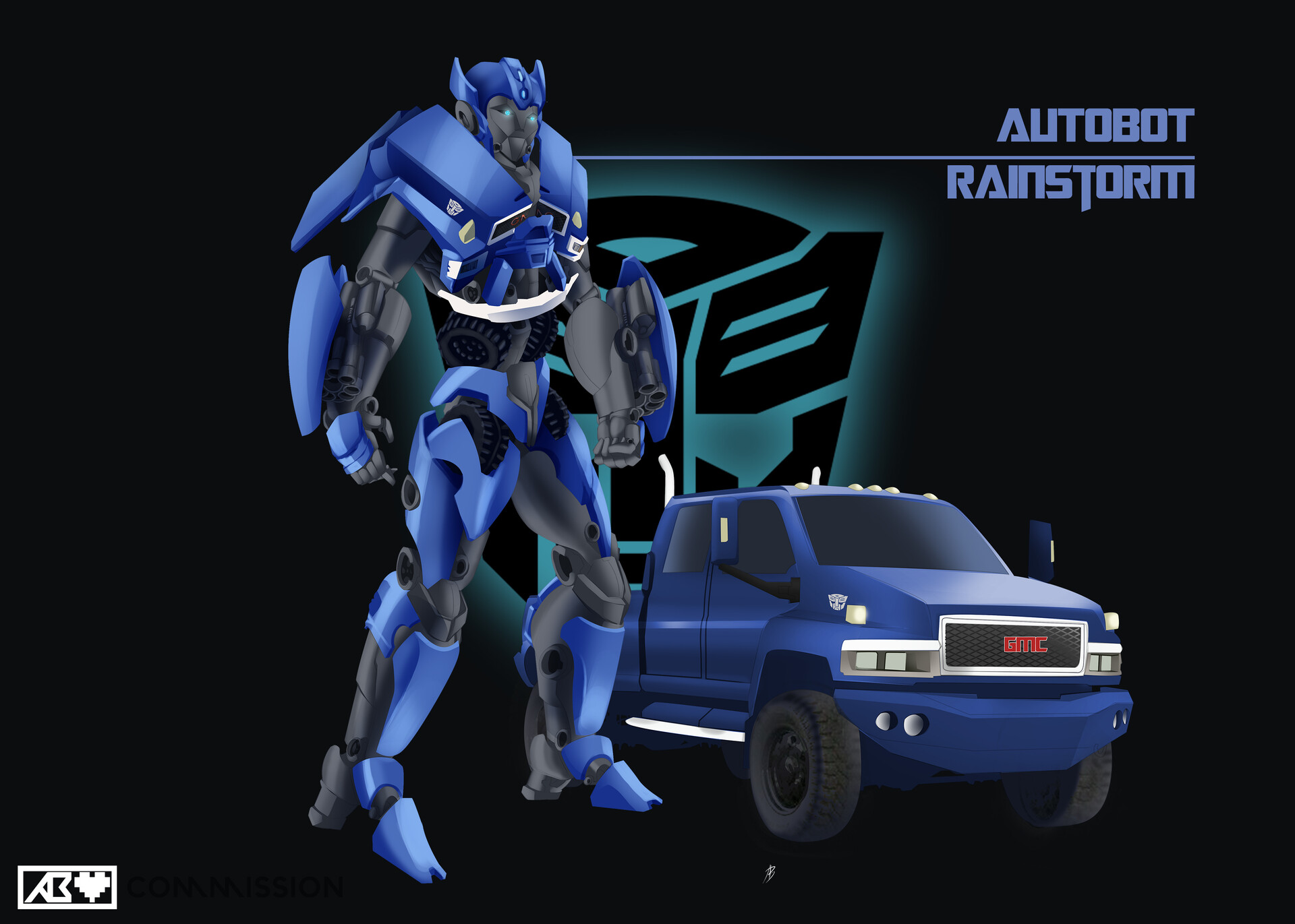 ArtStation - Transformers OC Rainstorm