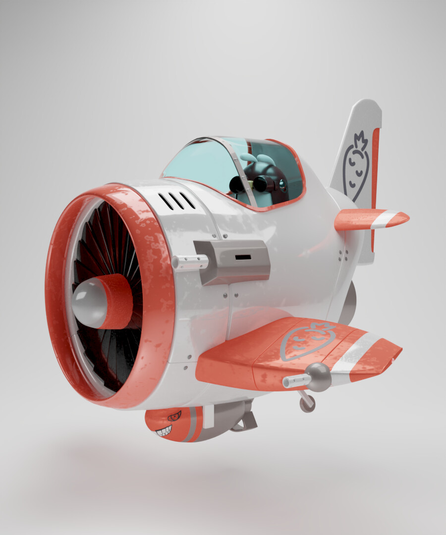 ArtStation - Cartoon Plane