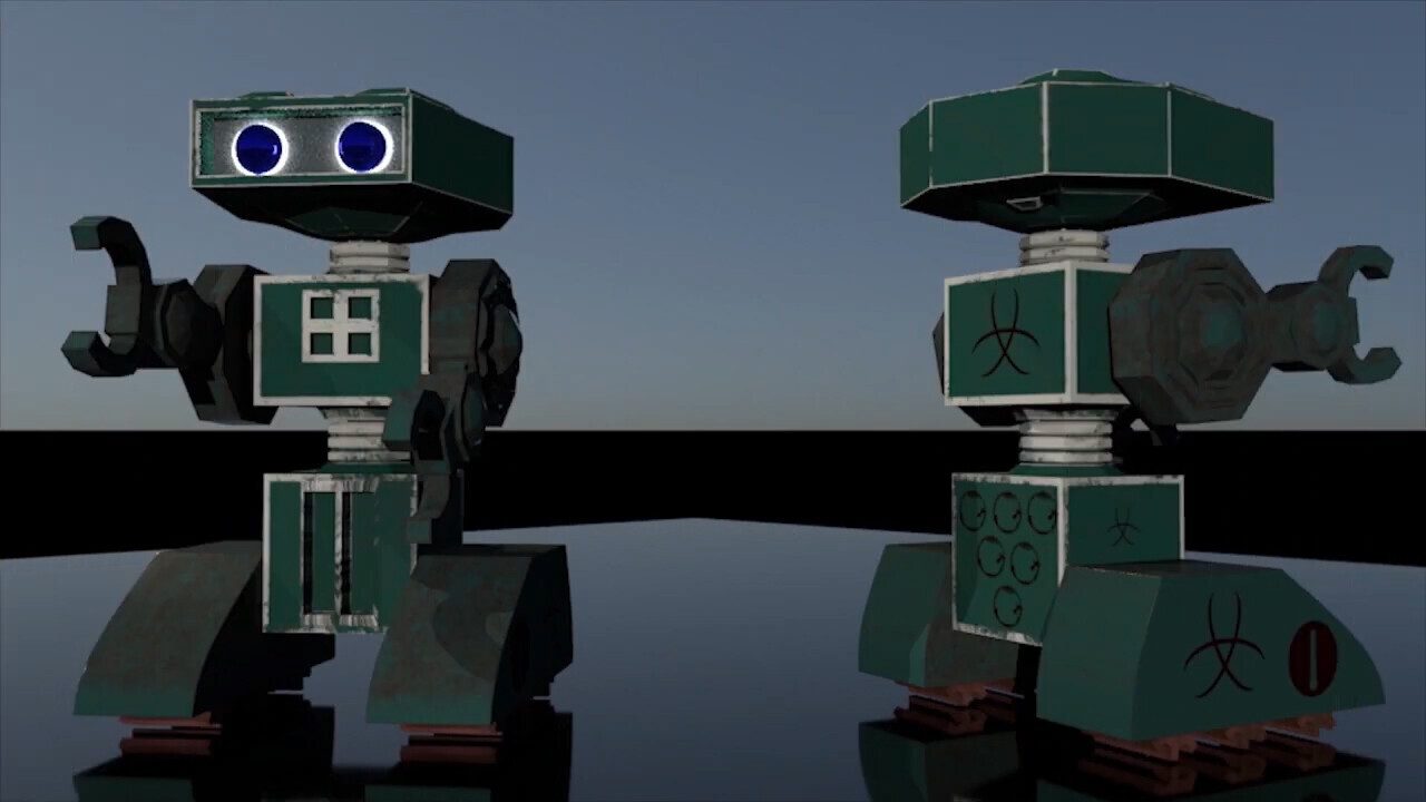 ArtStation - mini_robots_lowpoly