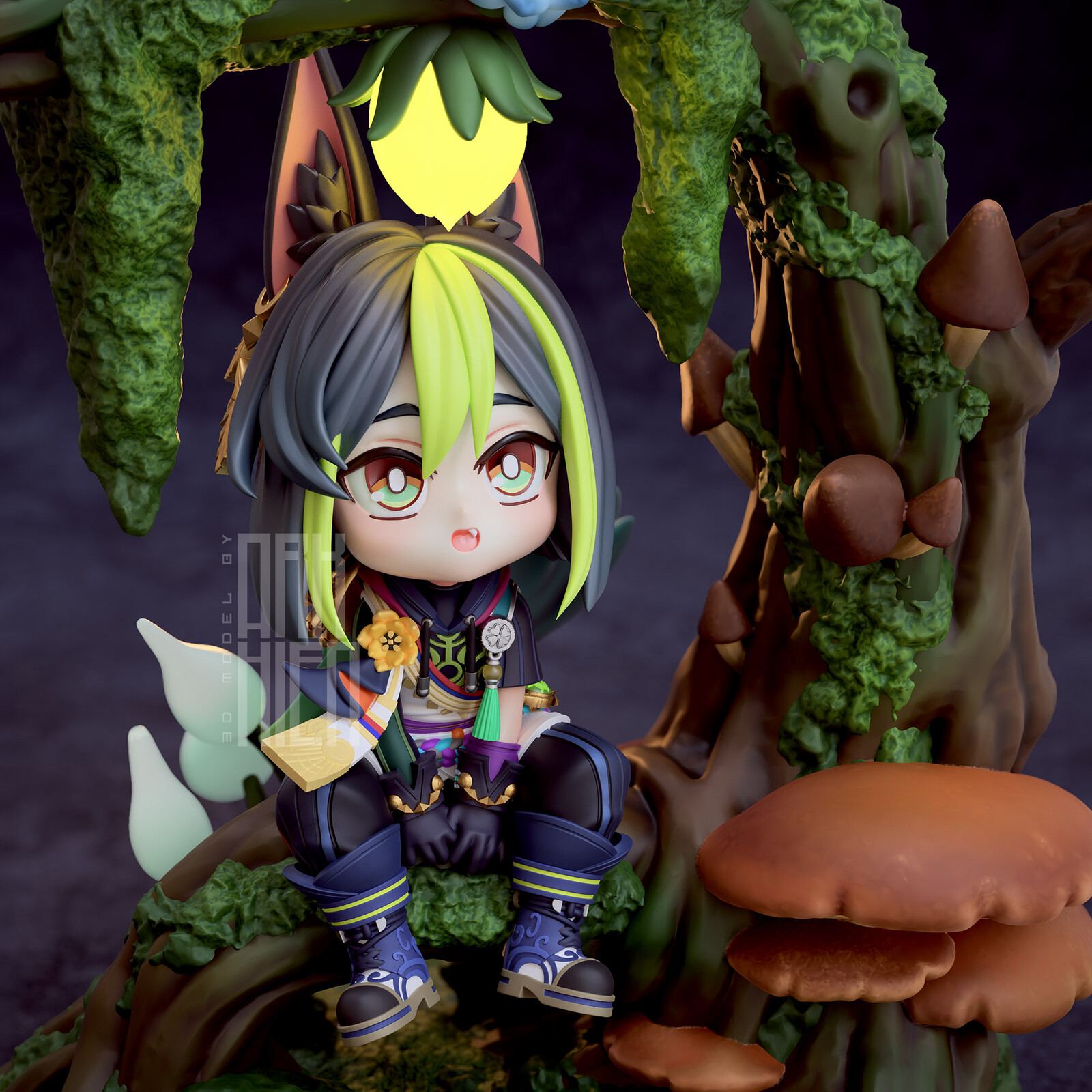 Arkhien - Genshin Impact - Tighnari Chibi