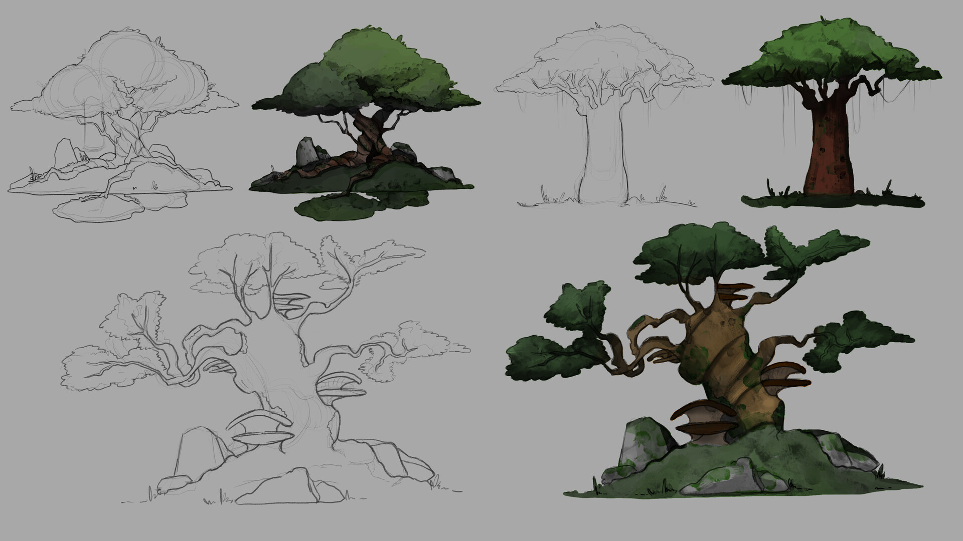 ArtStation - Tree Design