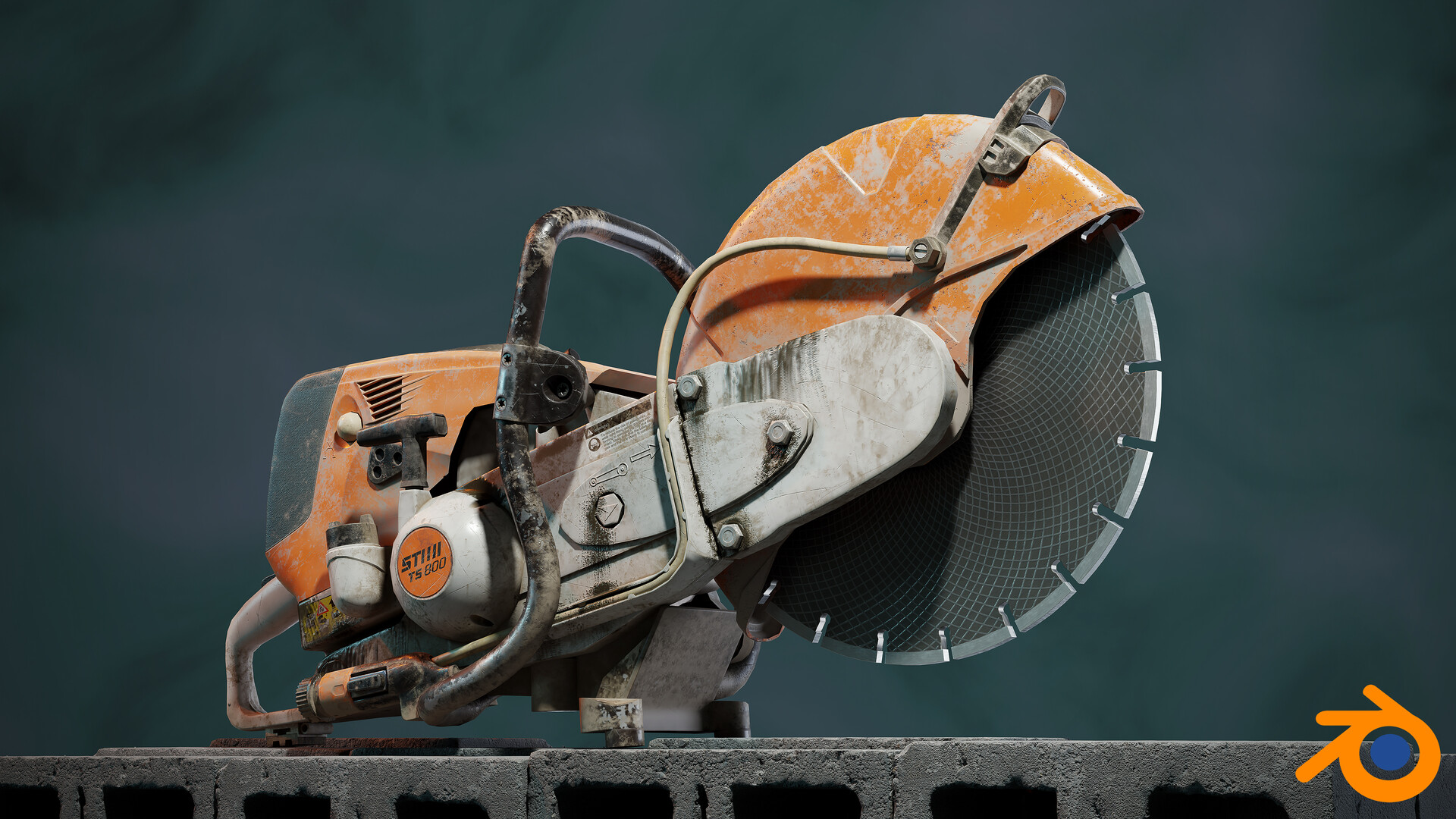 ArtStation - Cut-off machine low poly