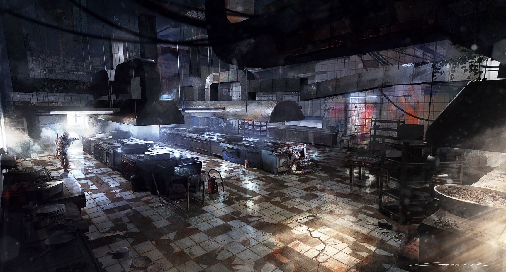 ArtStation - Prison Kitchen