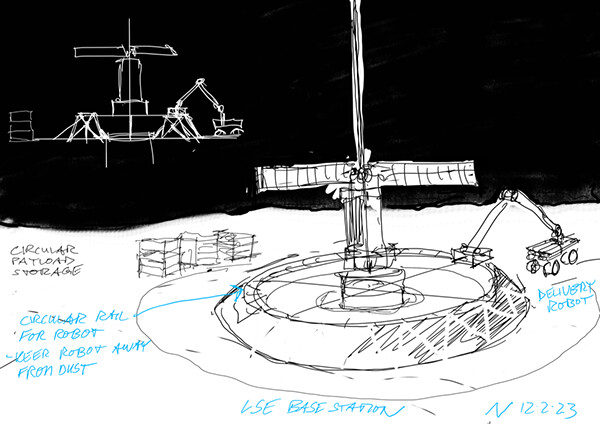 Dmitry G. - Lunar Space Elevator Base Station