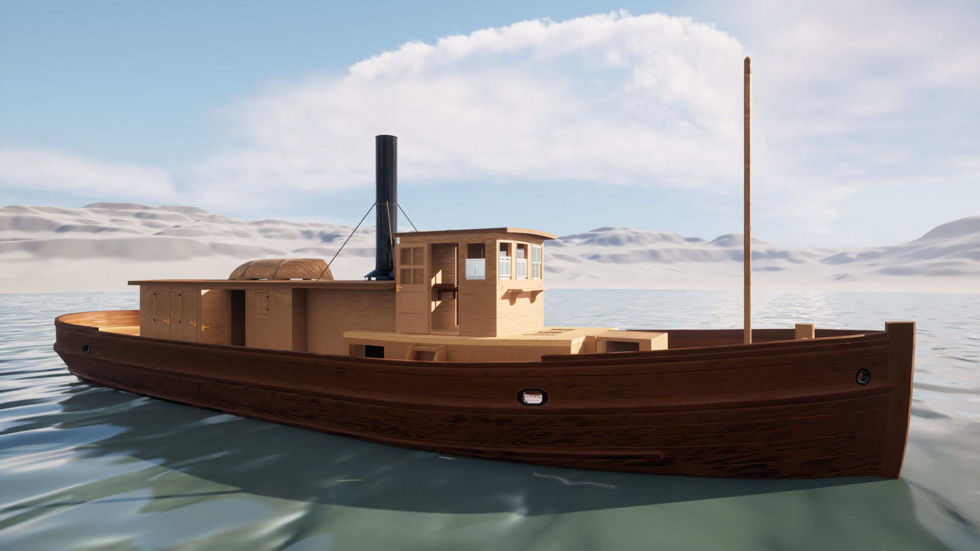 ArtStation - Steam Tugboat