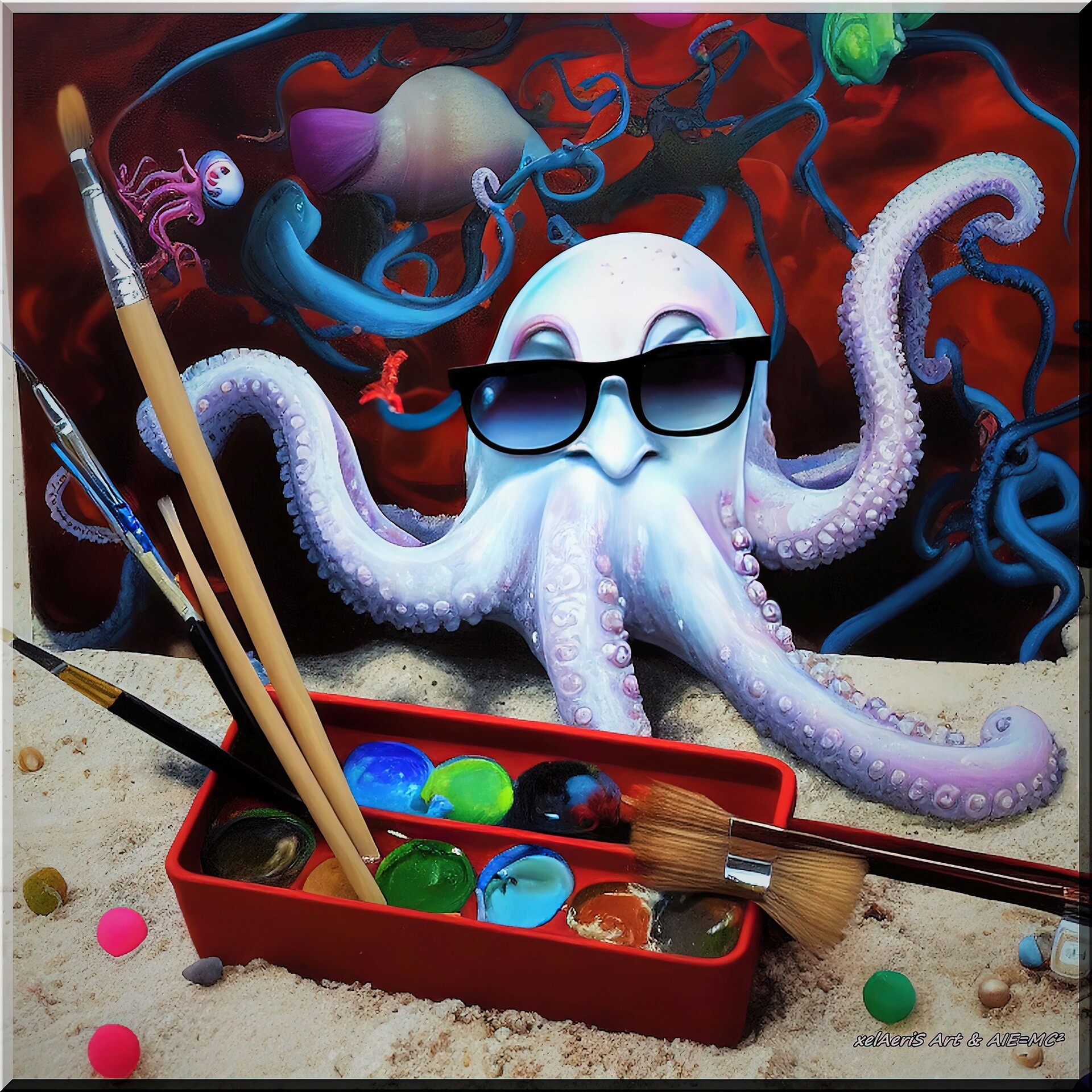 ArtStation - Painting Deep Sea Octopus