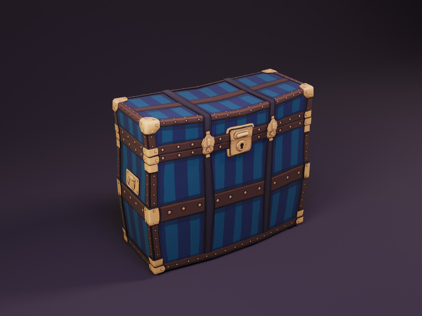 ArtStation - Stylized hand painted chest for VR game