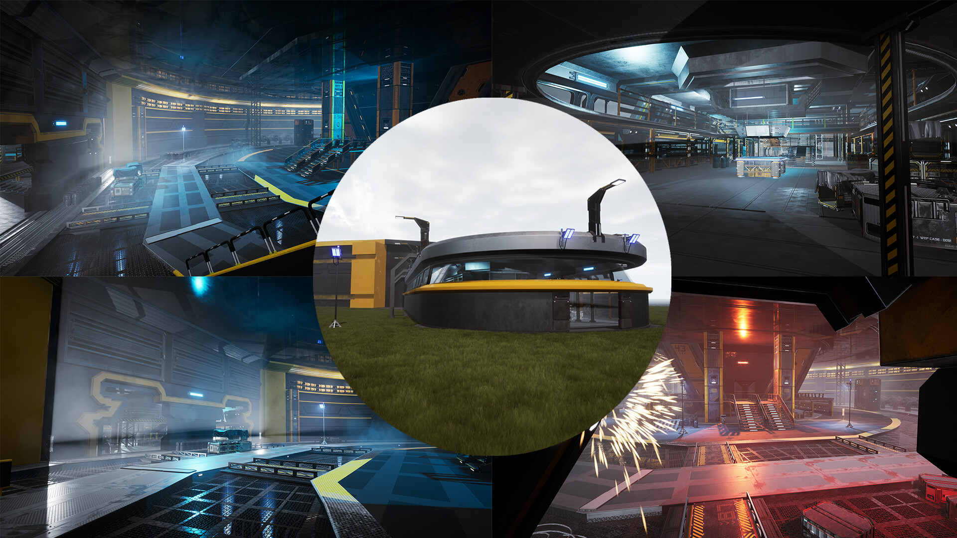 ArtStation - Futuristic Battle Area