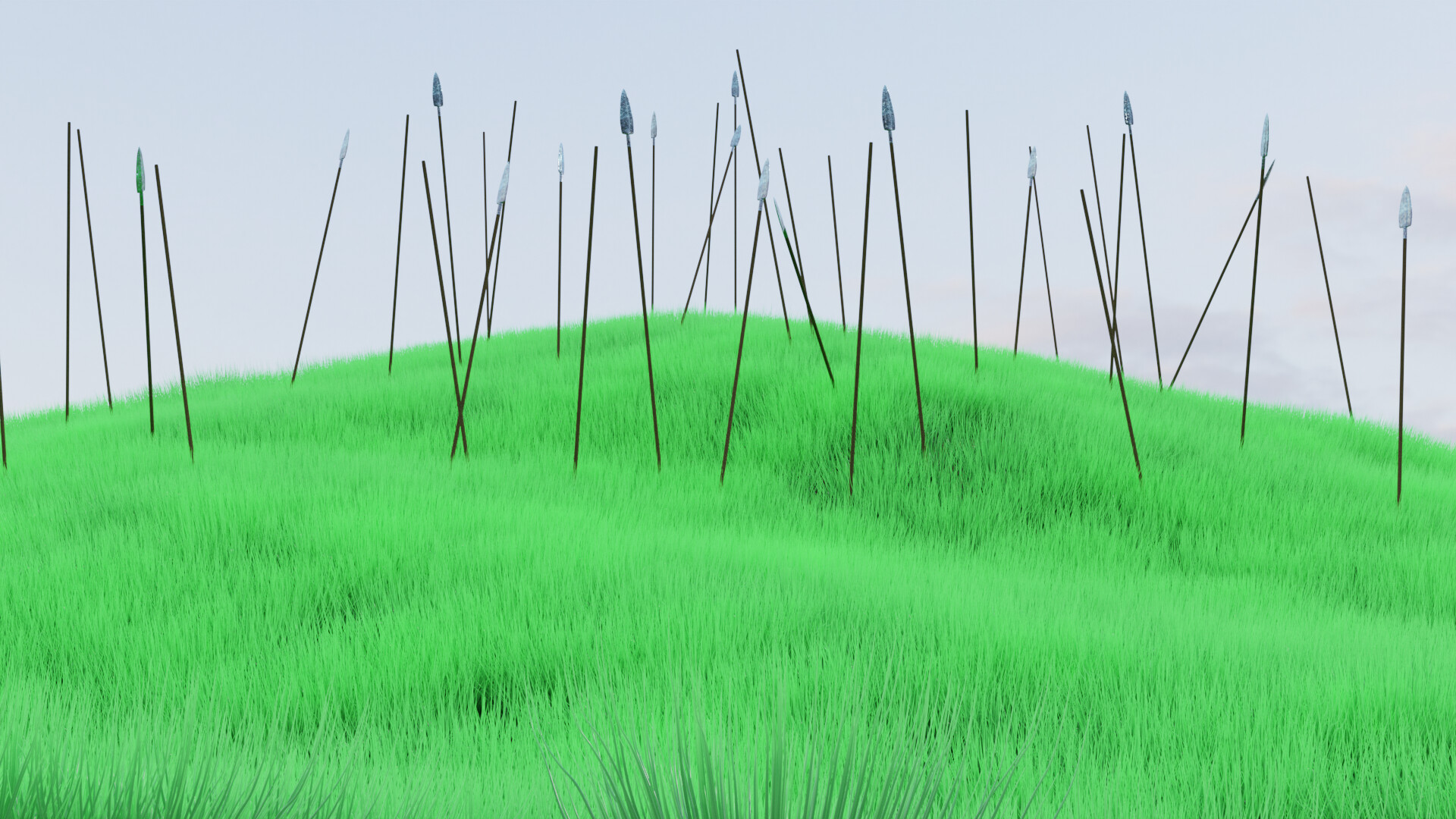 ArtStation - Spears on the Hill