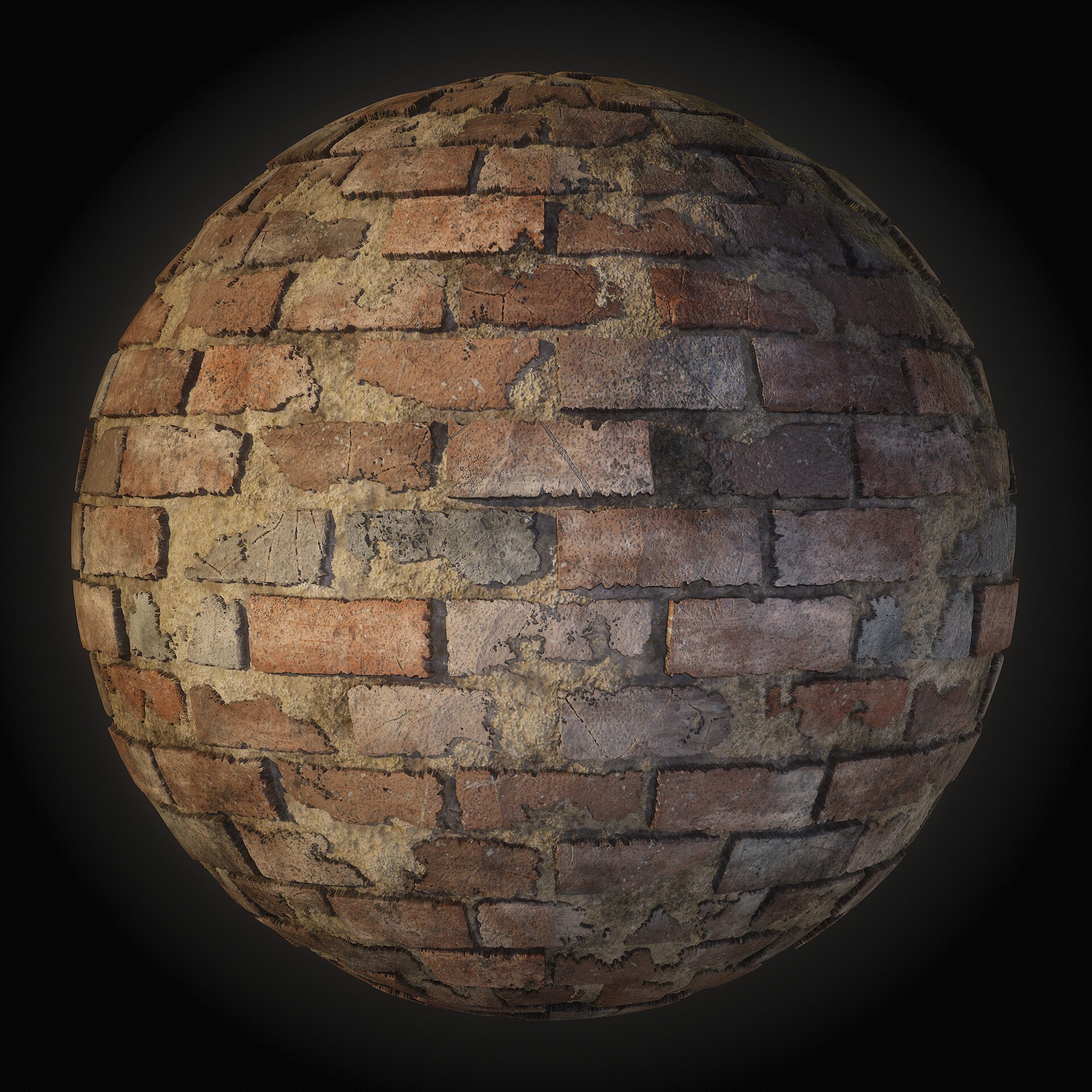 ArtStation - Worn Bricks