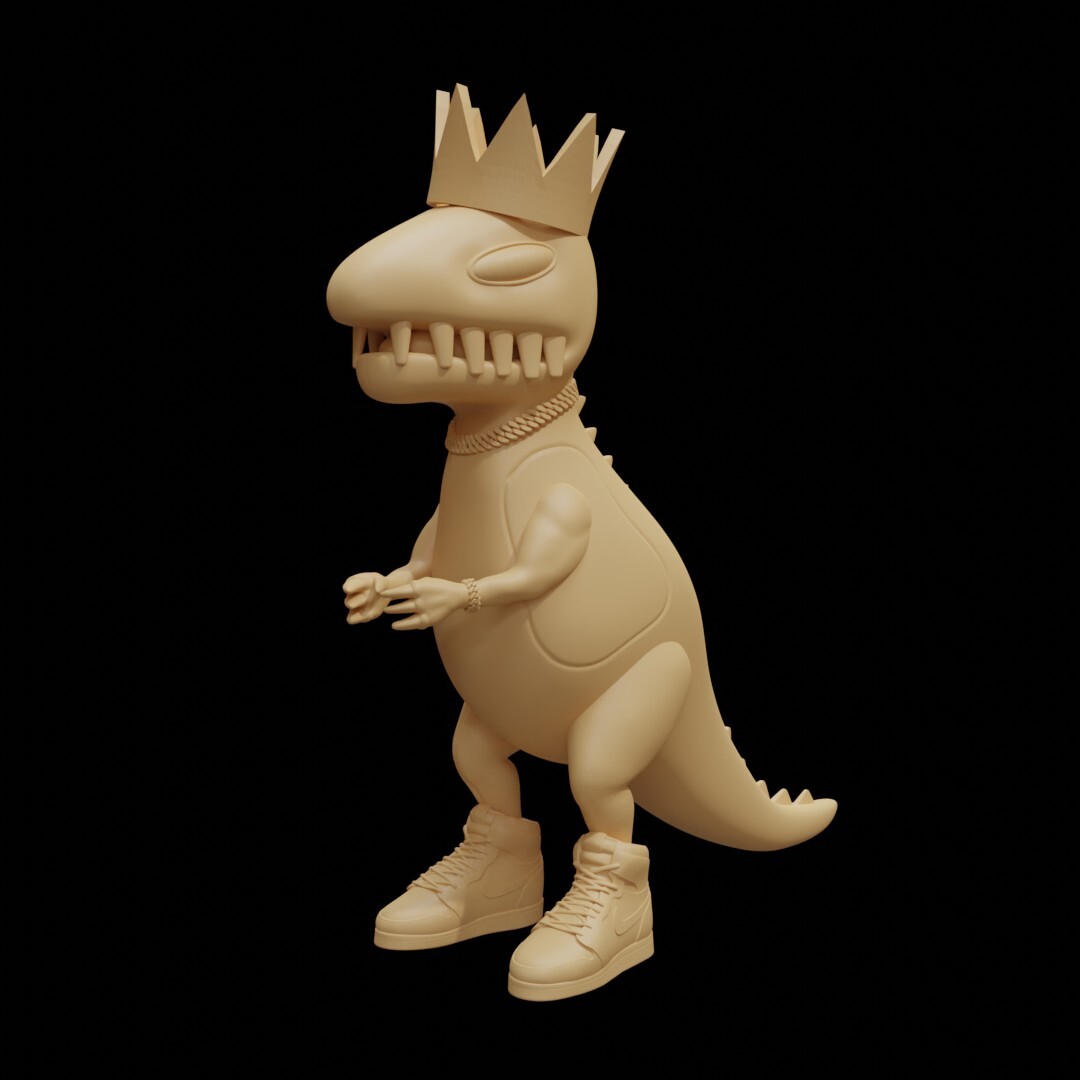 ArtStation - Rapper Dinosaur