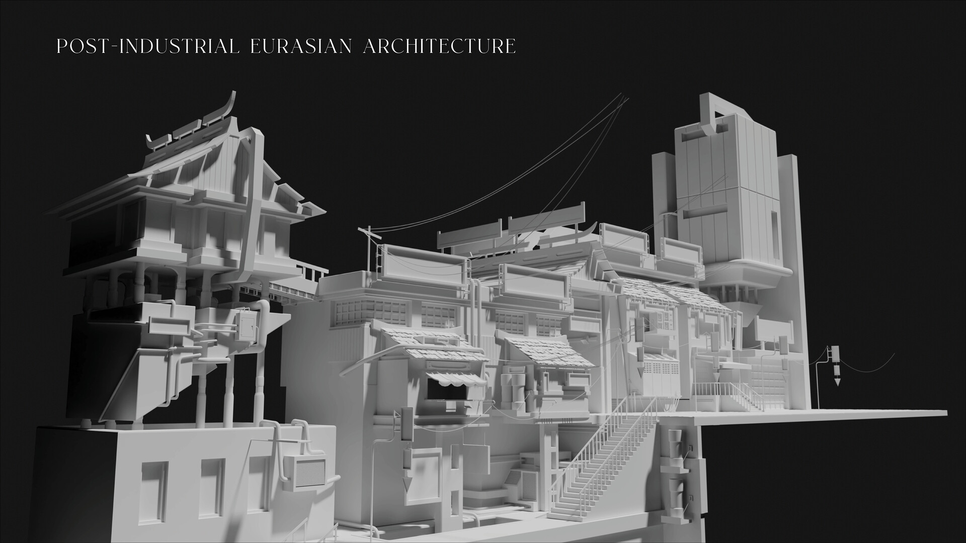 ArtStation - POST-INDUSTRIAL EURASIAN STREET