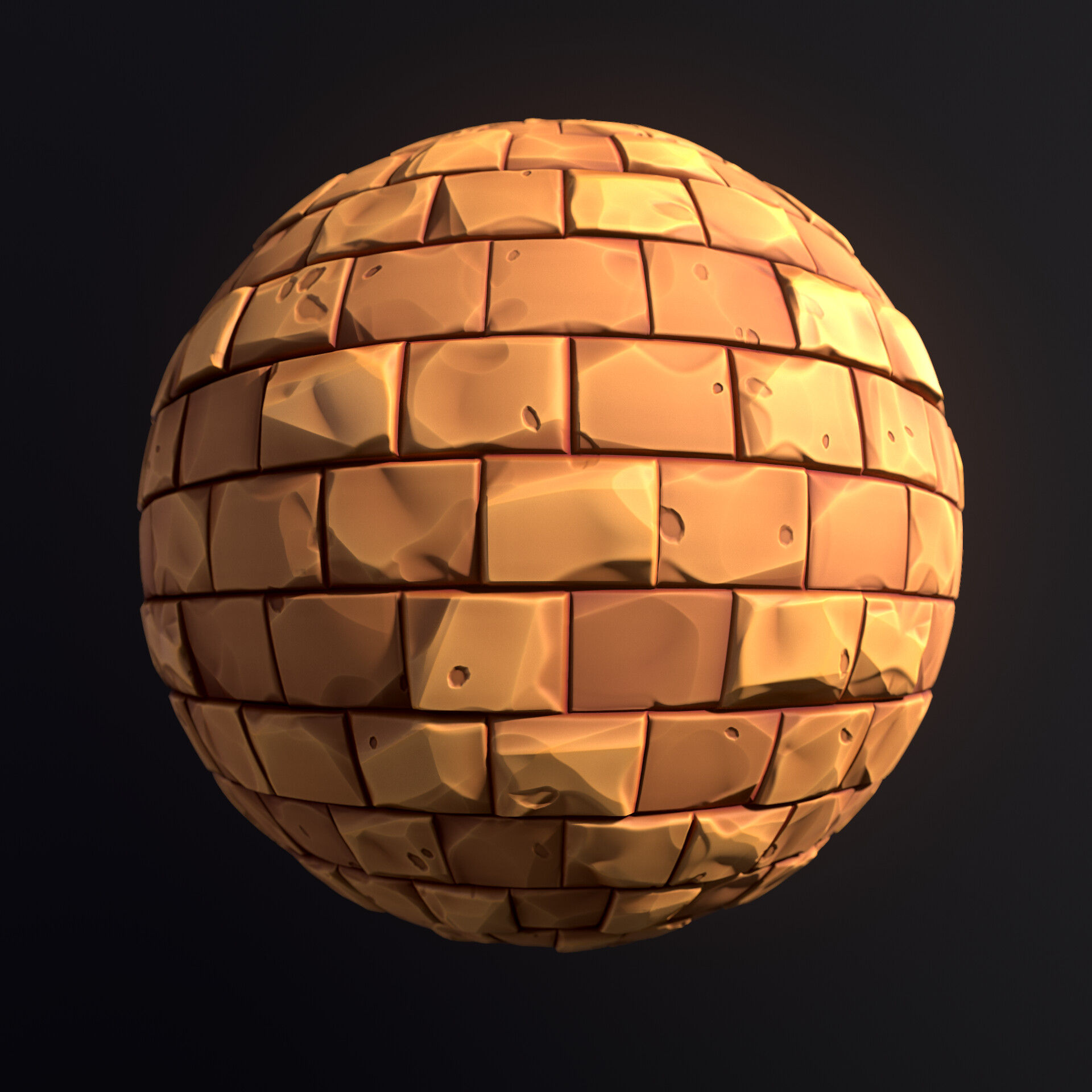 ArtStation - Stylized bricks