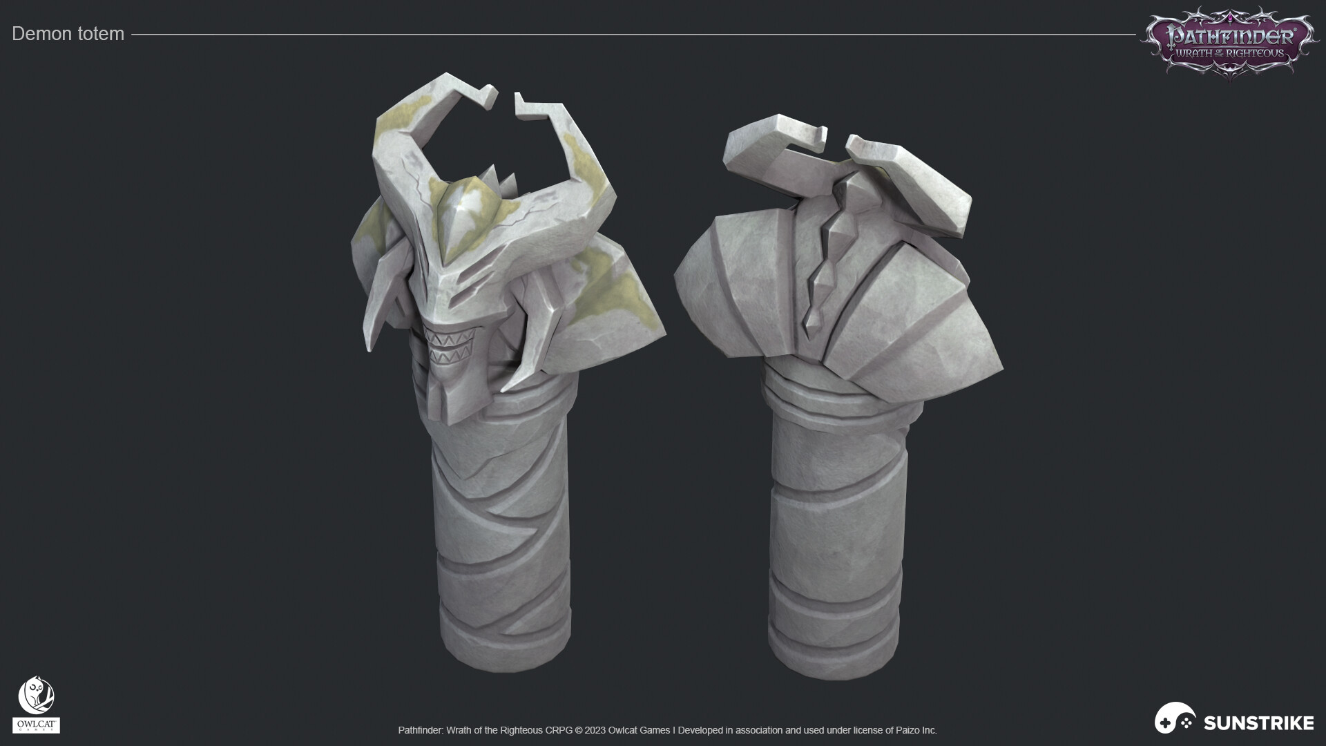 SunStrike Studios - Totems 3D renders and concept art for Pathfinder ...