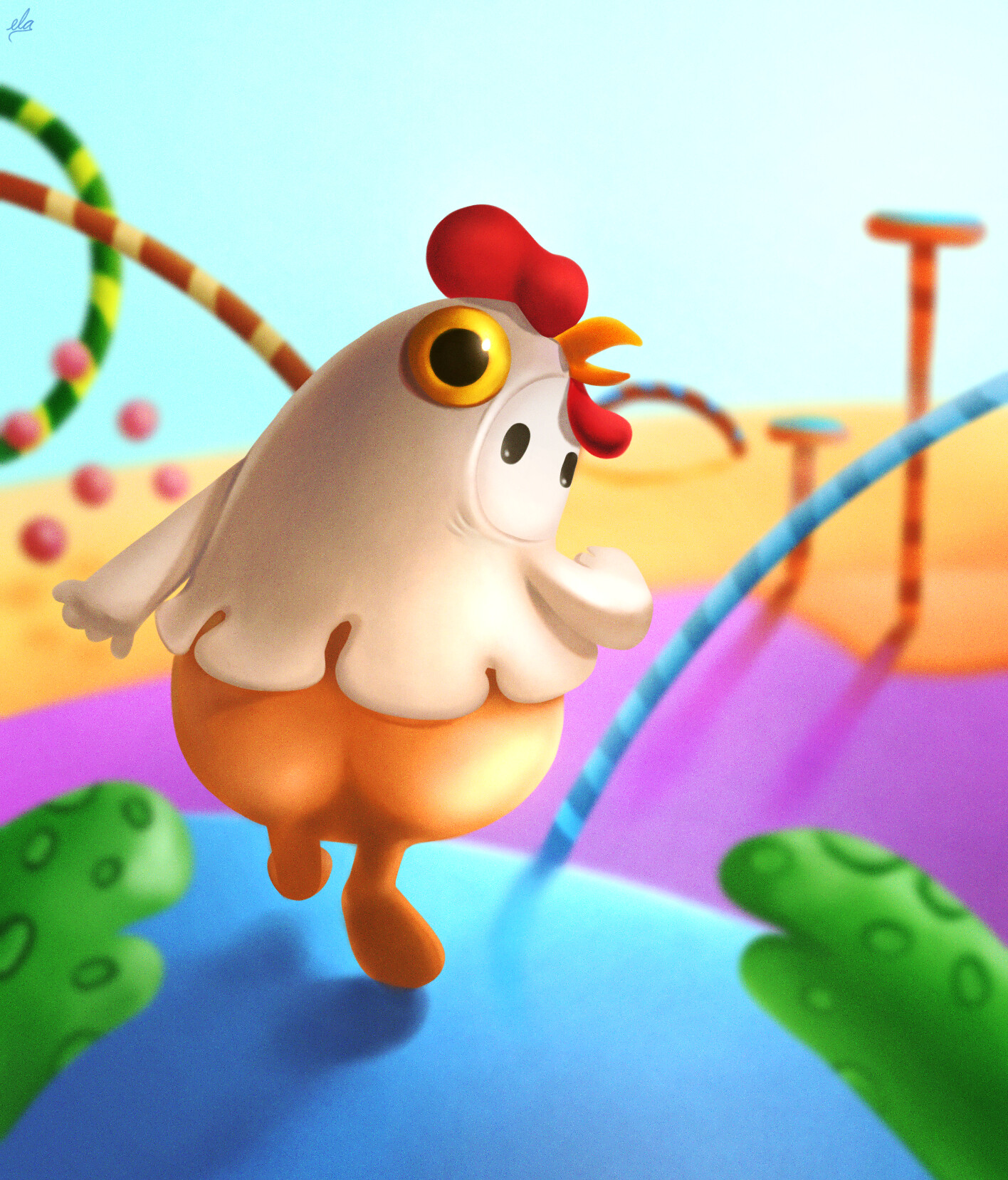 ArtStation - fall guys :3