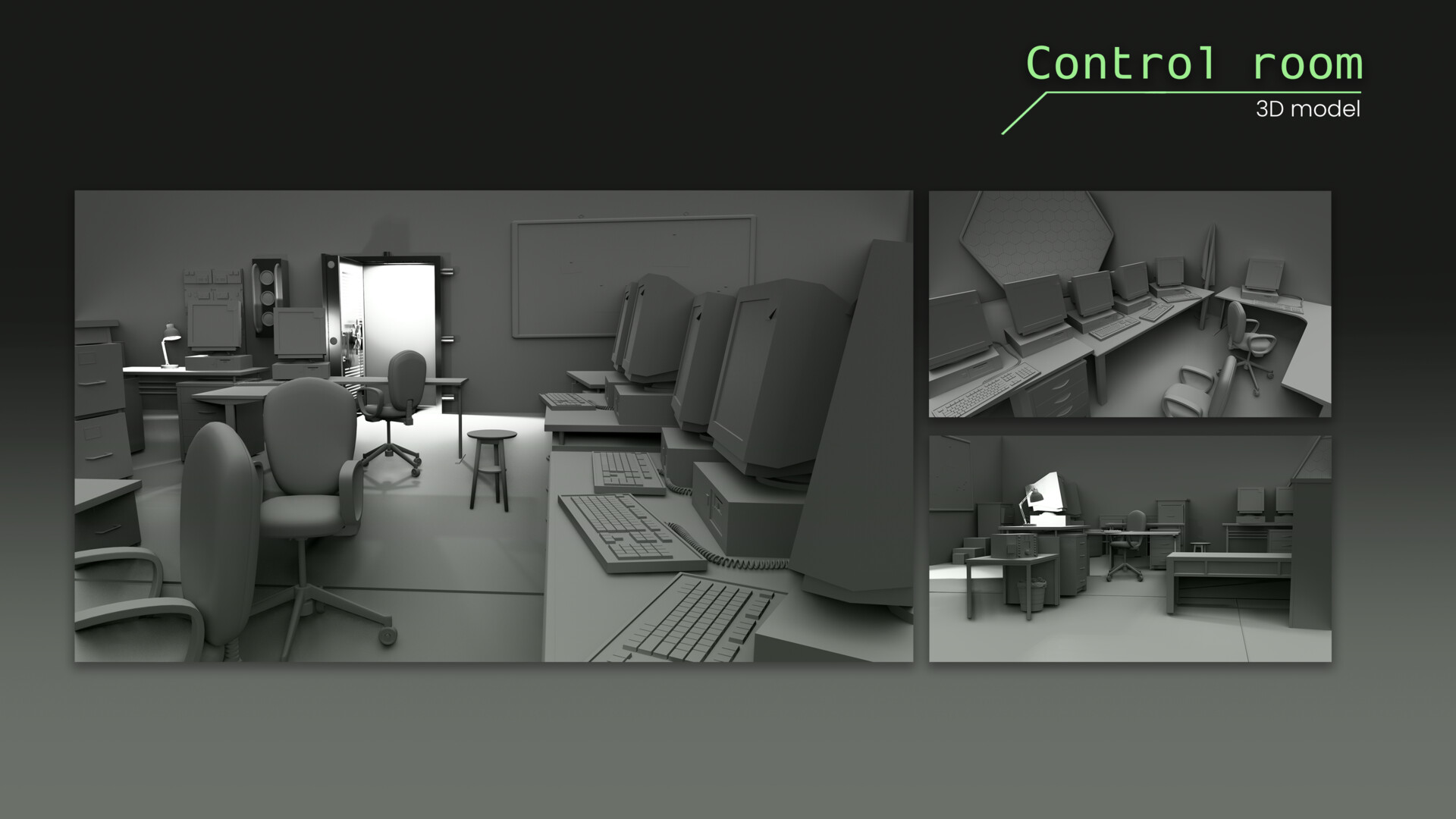 SIlvia Lamacchia - Post-apocalyptic Bunker // Control Room