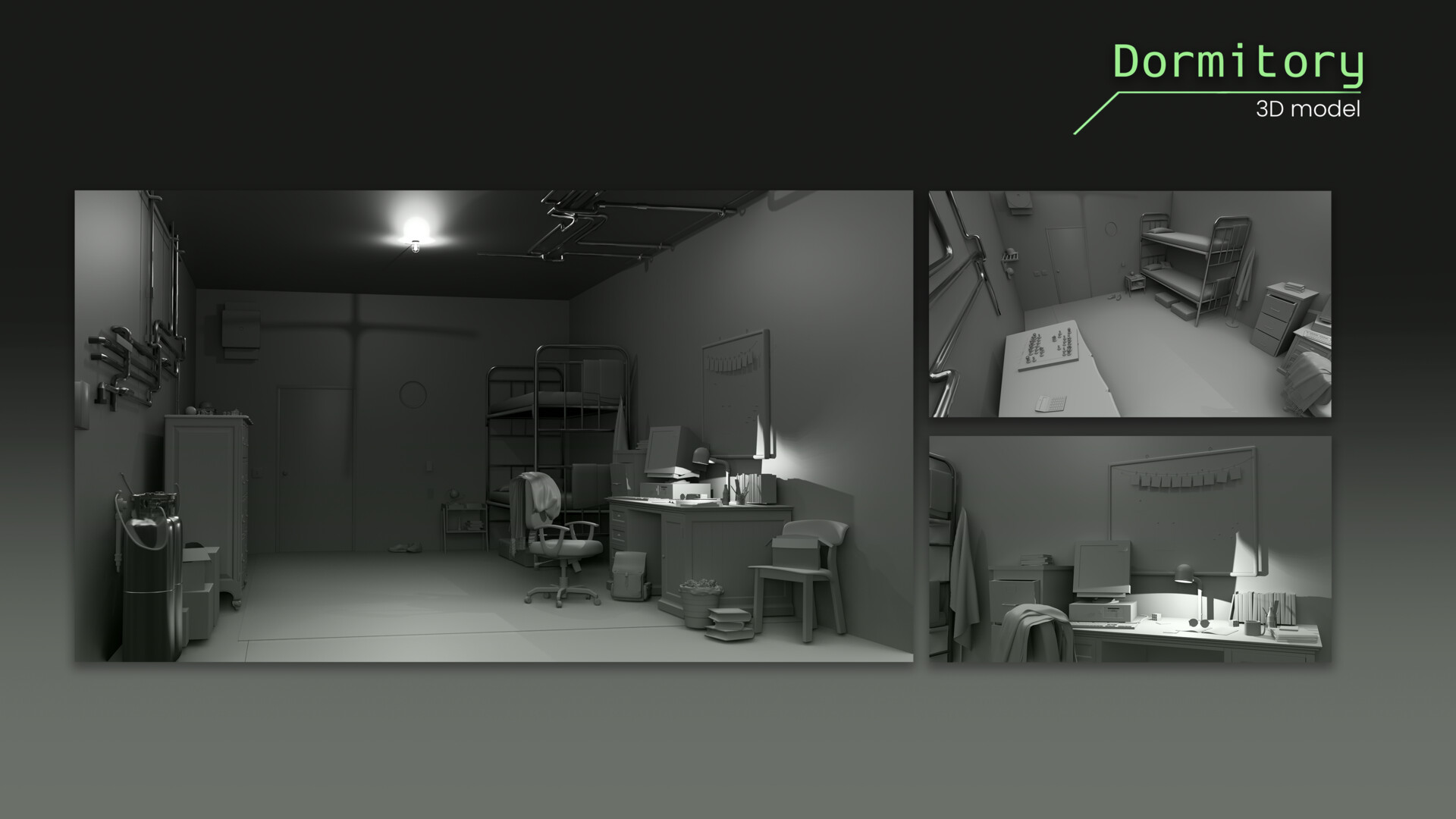 SIlvia Lamacchia - Post-apocalyptic bunker // Dormitory