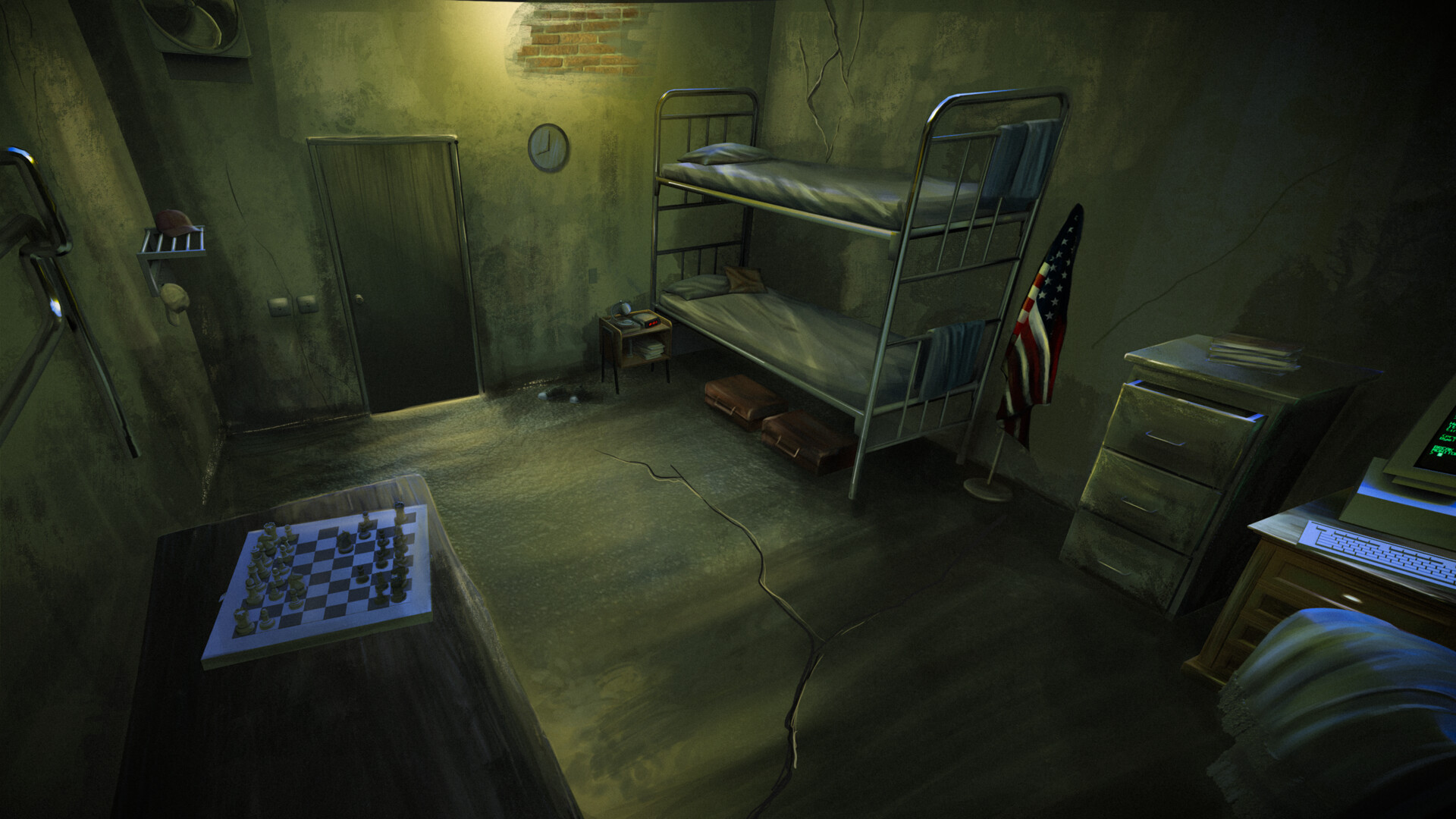 SIlvia Lamacchia - Post-apocalyptic bunker // Dormitory