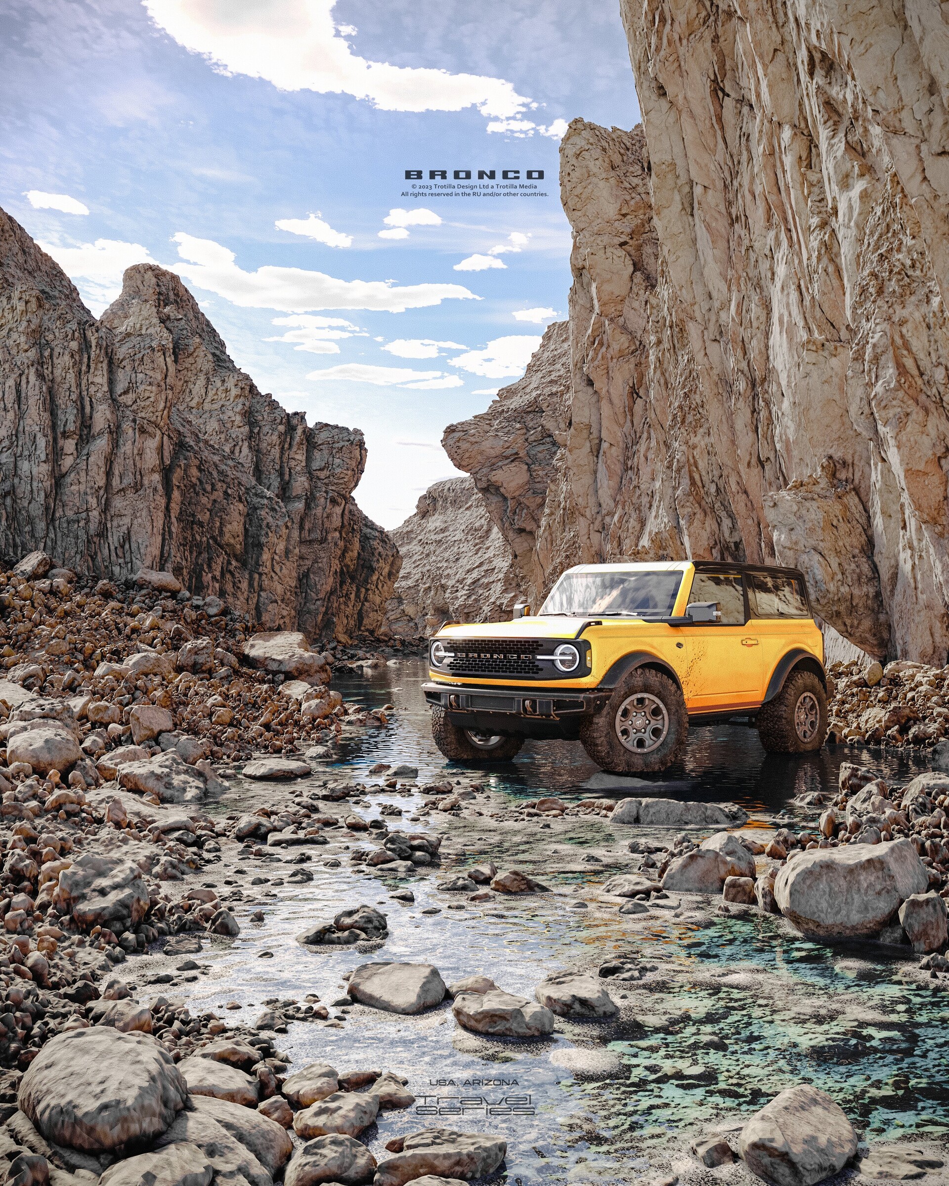 ArtStation - Ford Bronco 2021