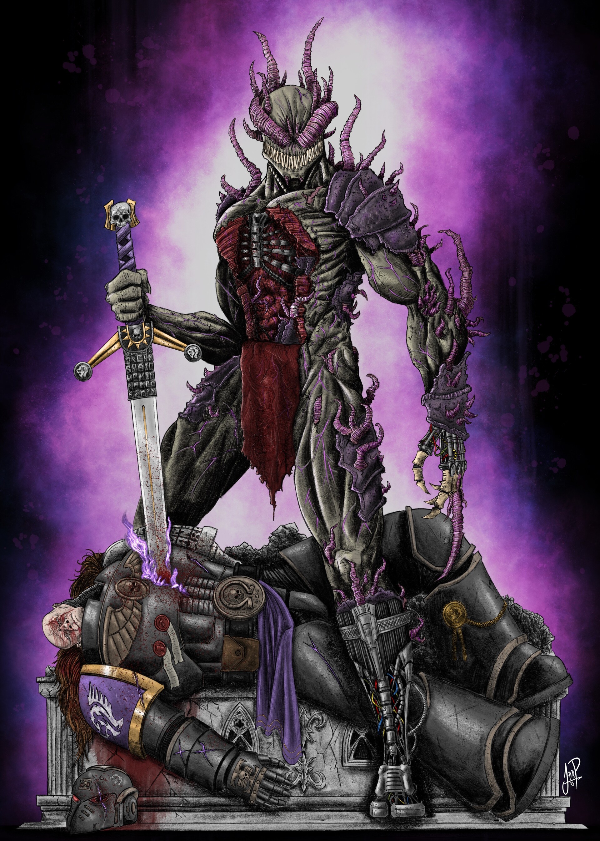 ArtStation - 40K Daemon