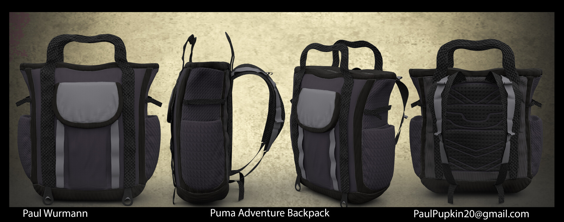 ArtStation - Puma Backpack "Adventure"