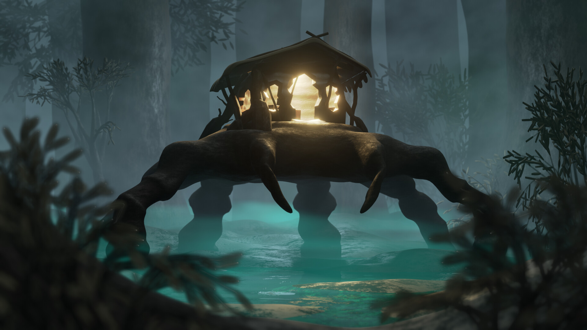 ArtStation - Witch's Magical Hut