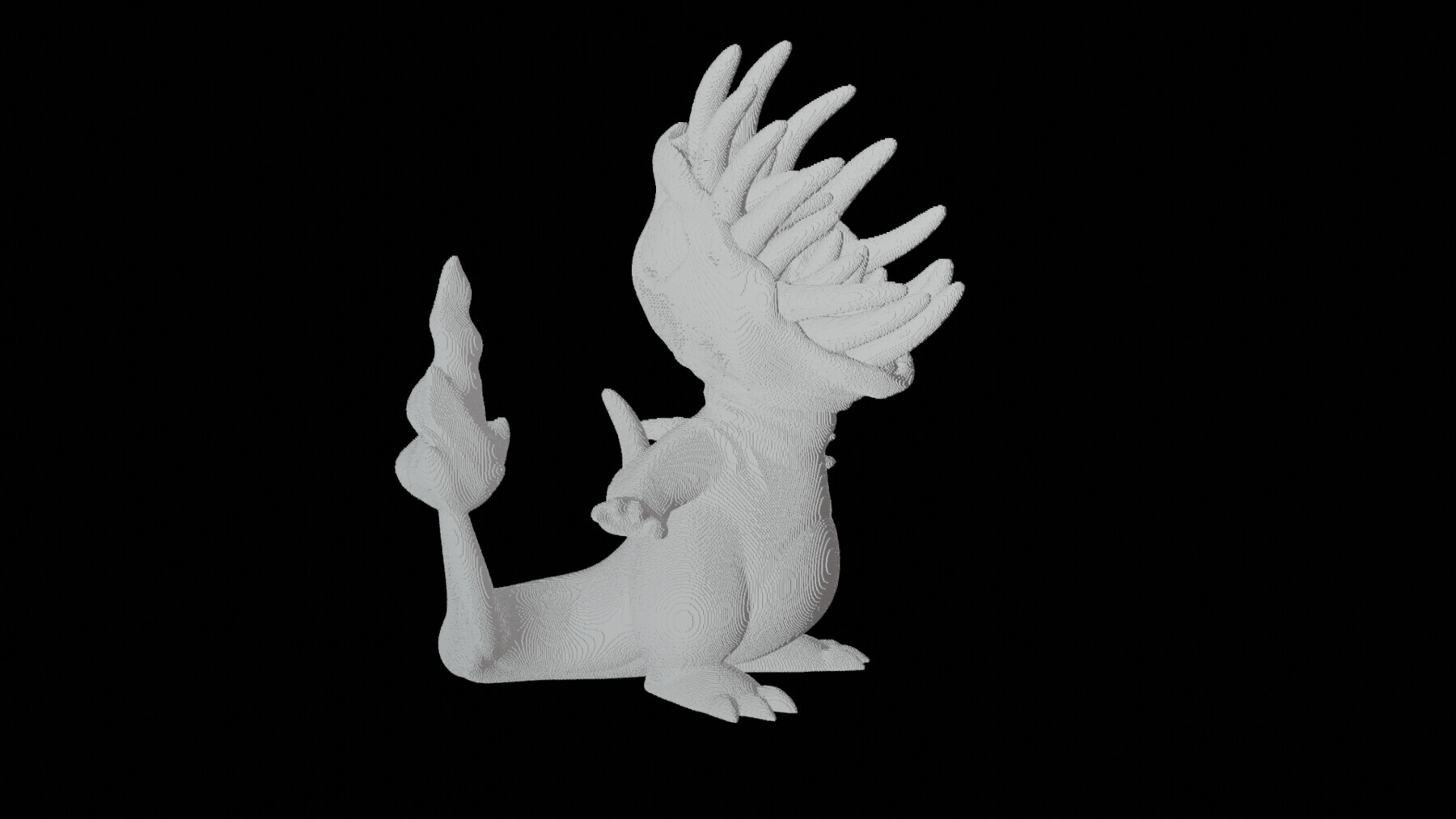 ArtStation - Charmander horror for 3d printing