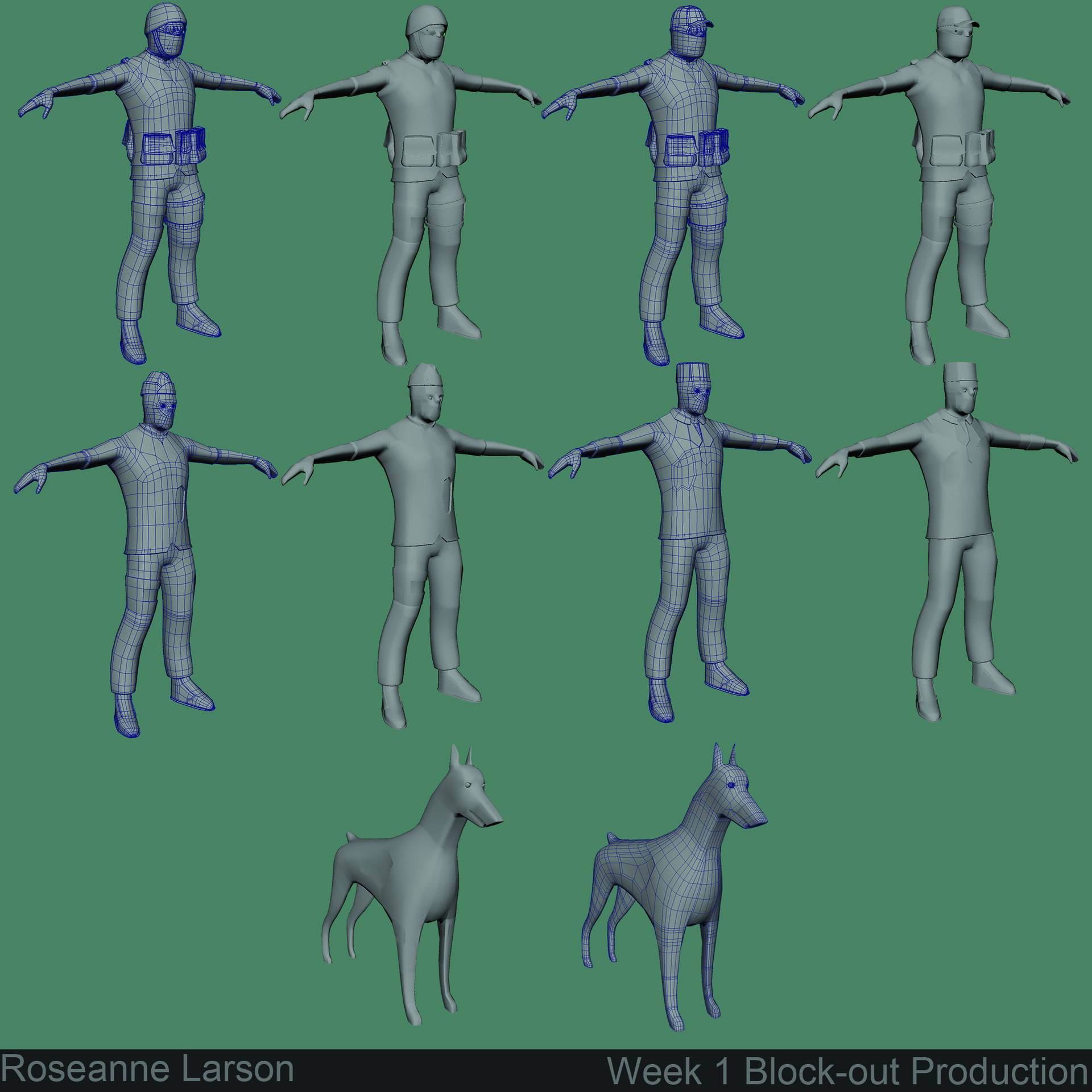 Roseanne Larson - Undead Pandemonium/ Game Art