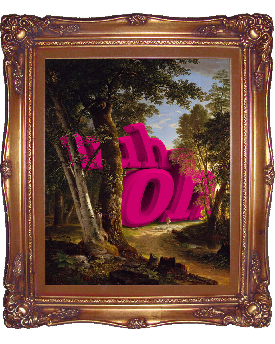 ArtStation - Lettering in Landscape