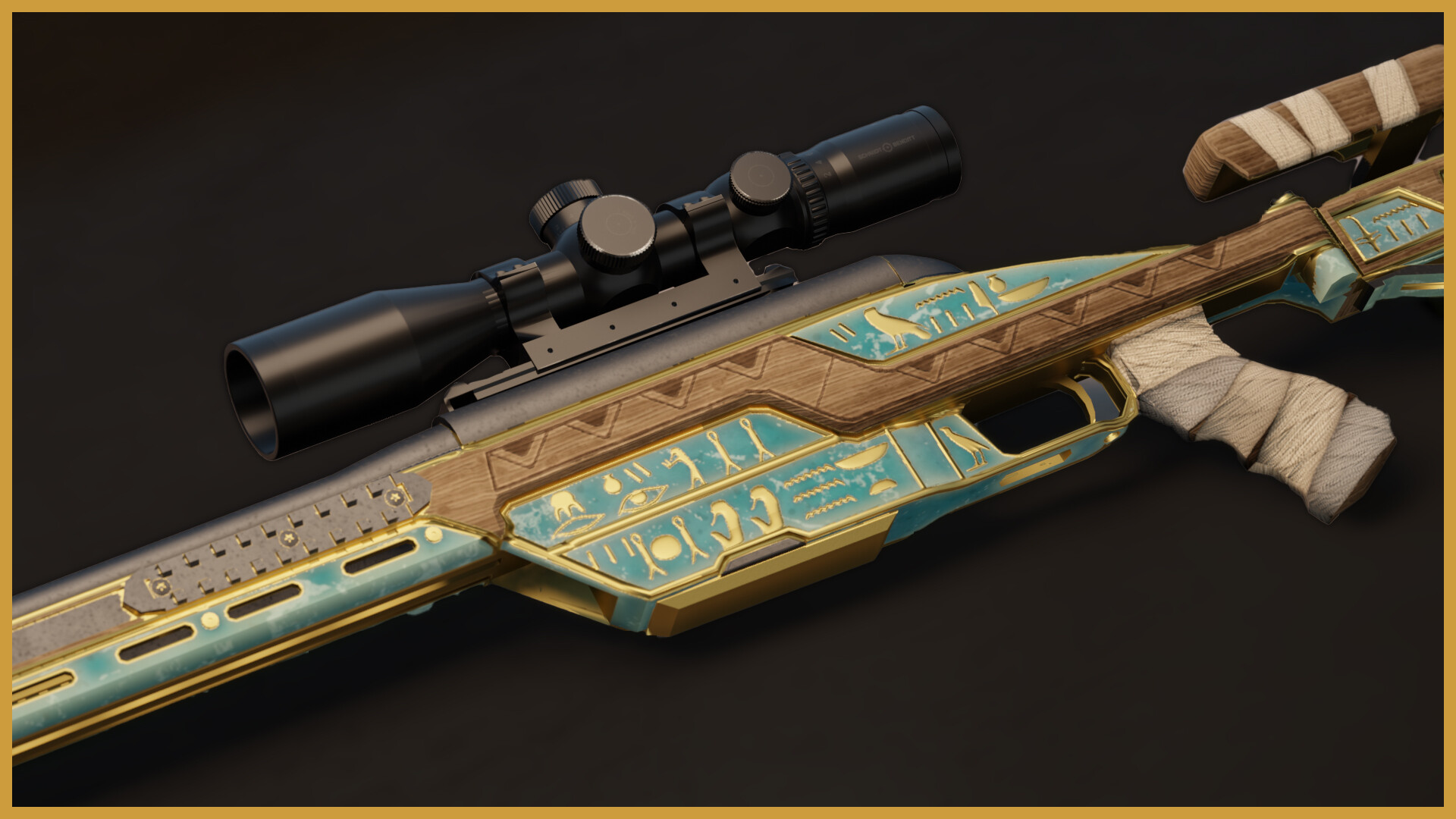ArtStation - (CS:GO) (CS2) Pharaoh's Fortune / Azure Glyph