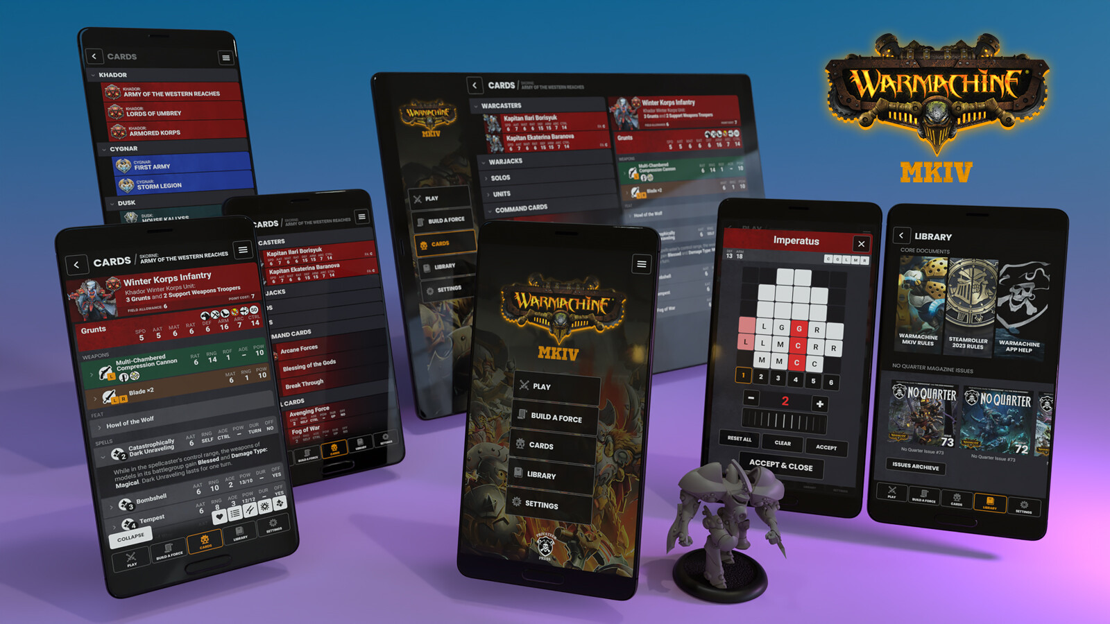 Alexey Guk - Warmachine: App UI