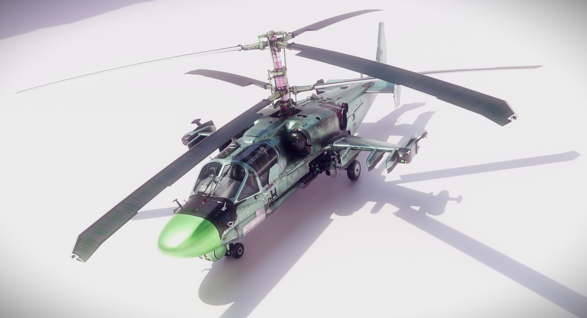 ArtStation - Kamov Ka-52 Attack Helicopter