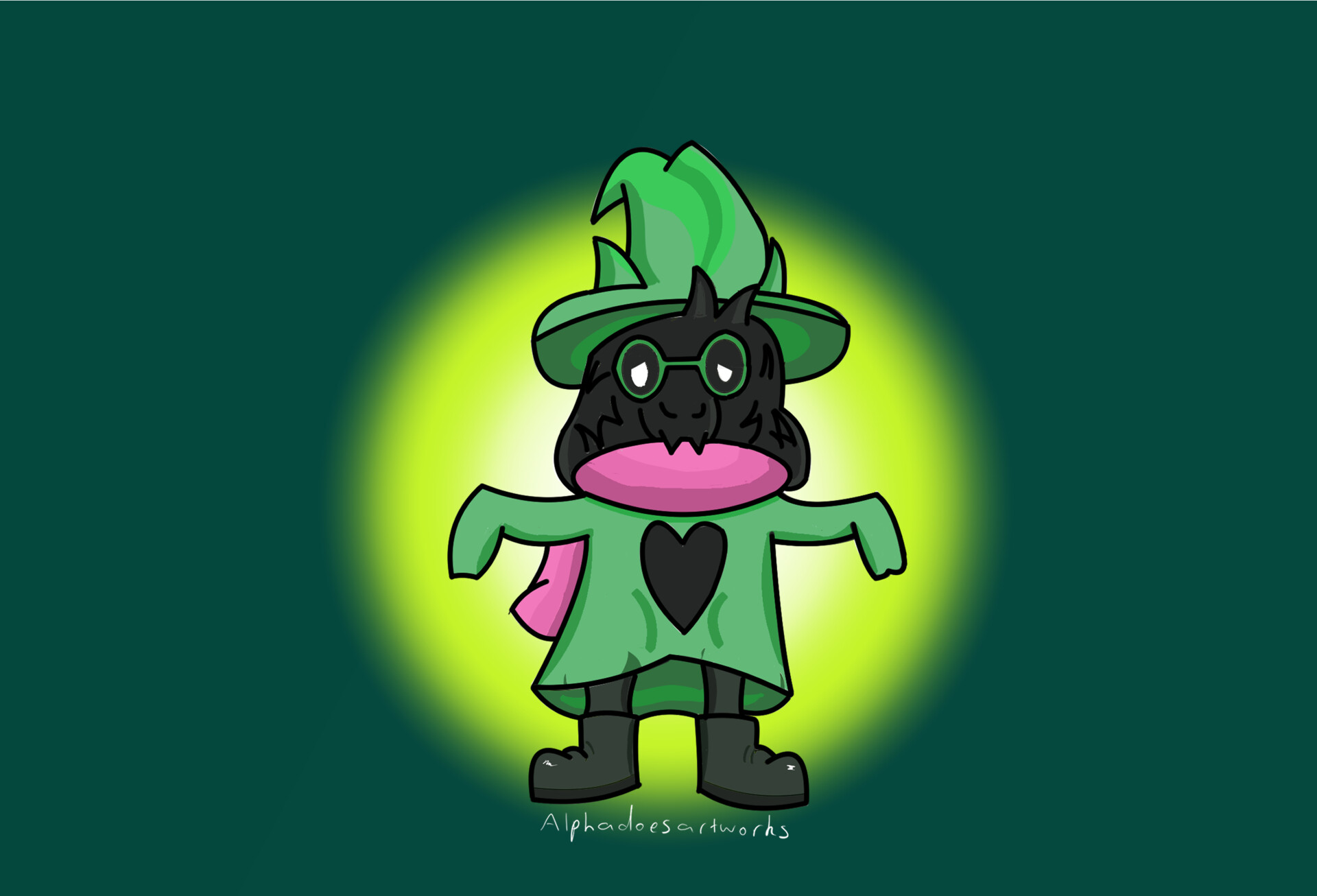 ArtStation - 2020 Art: #5 - Ralsei (Deltarune)