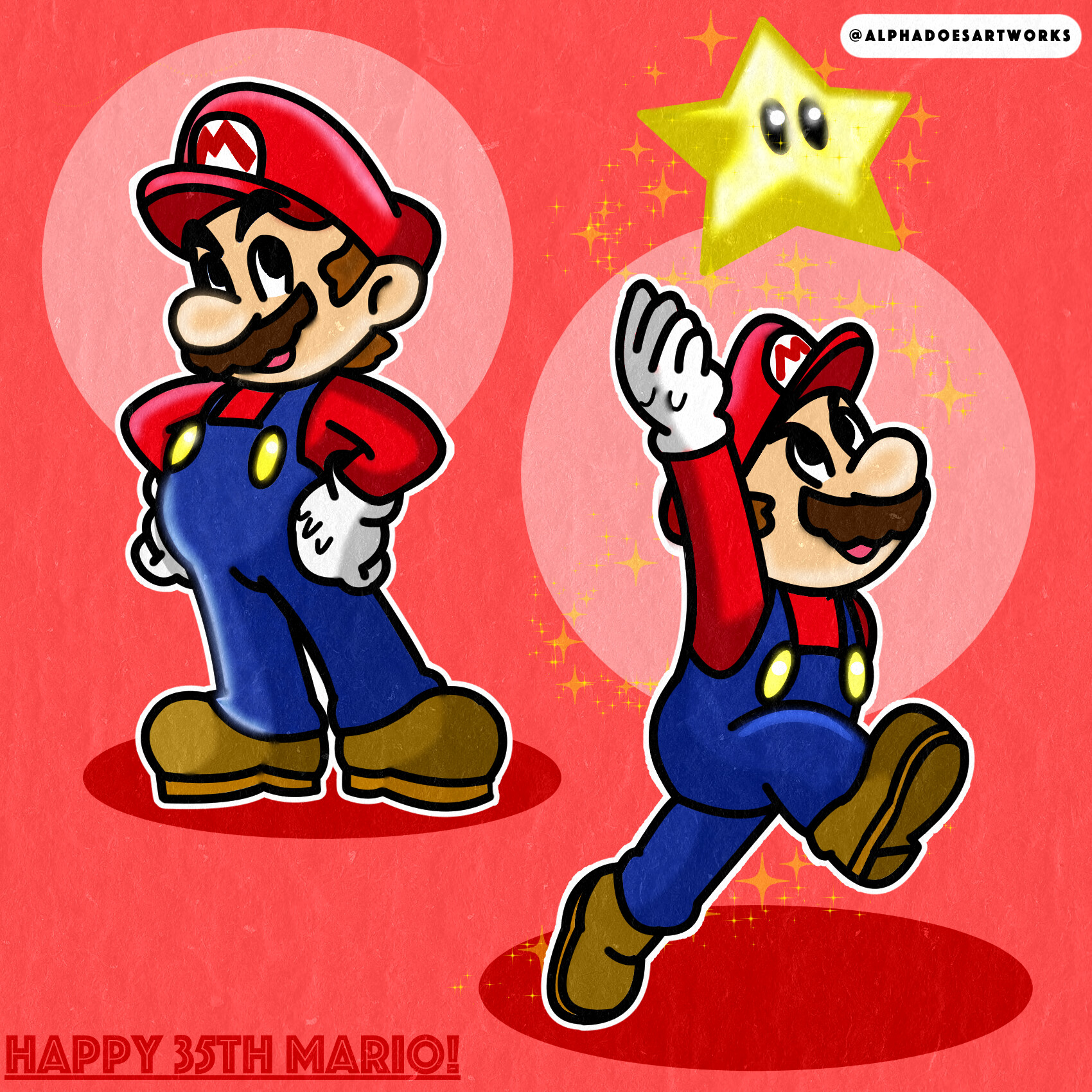 ZeeOrSomething - 2020 Art: #28 - Super Mario