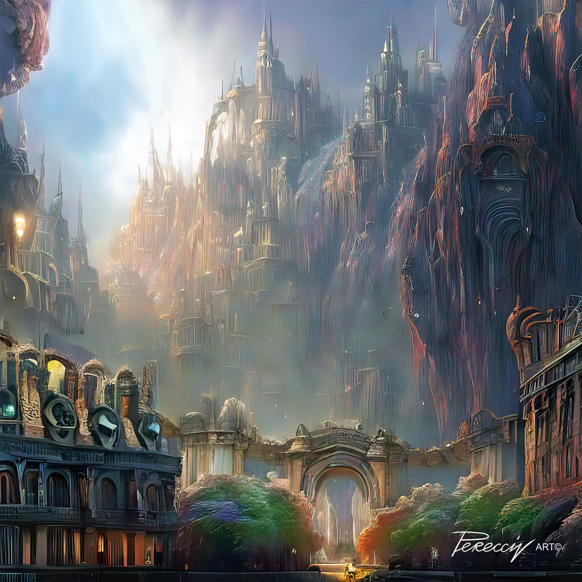 ArtStation - City in Inferno - 202304295.