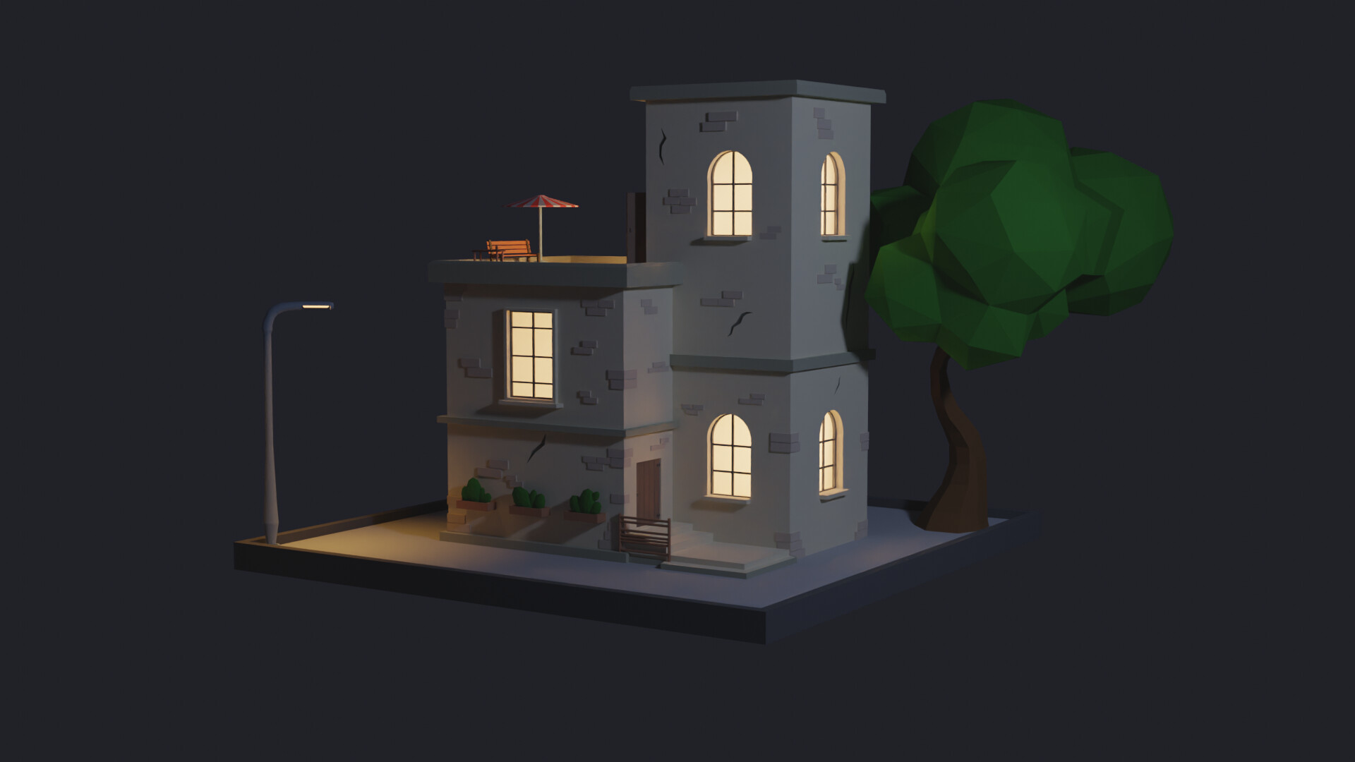 ArtStation - desert house