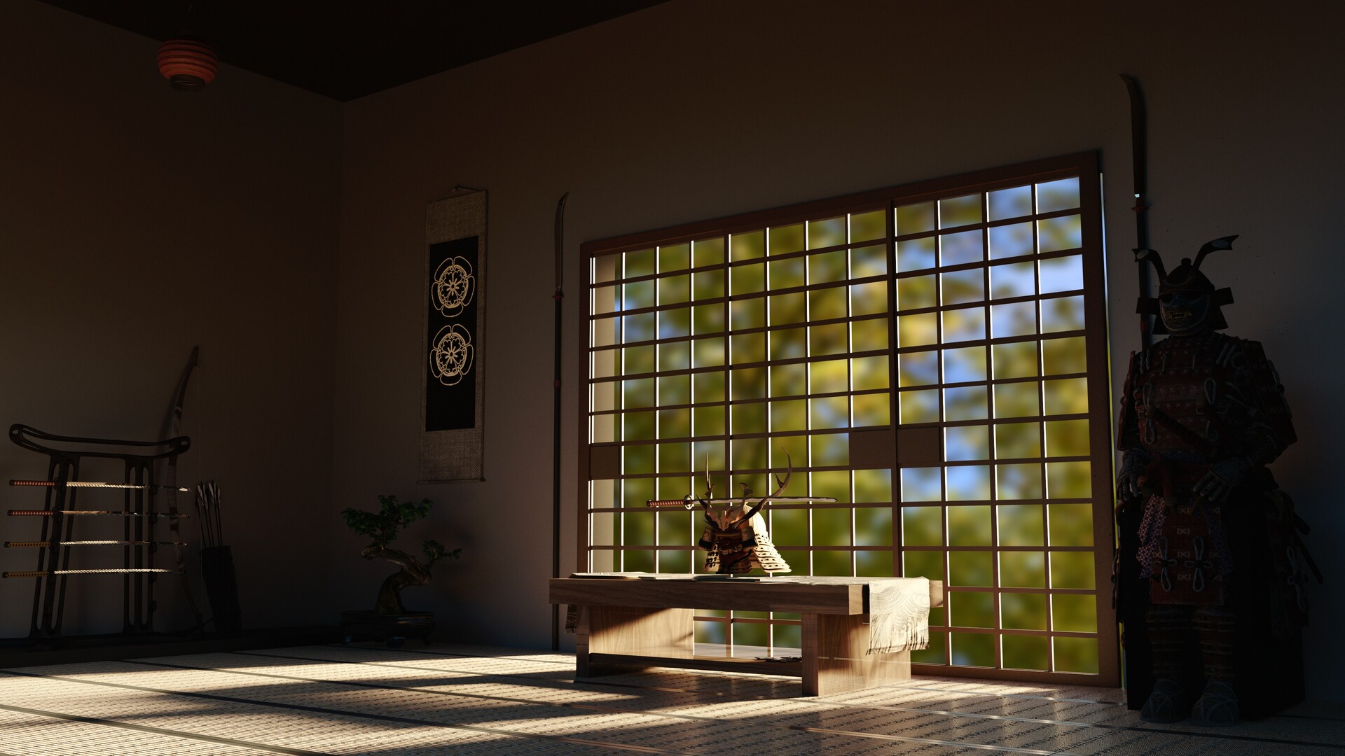 ArtStation - Samurai room