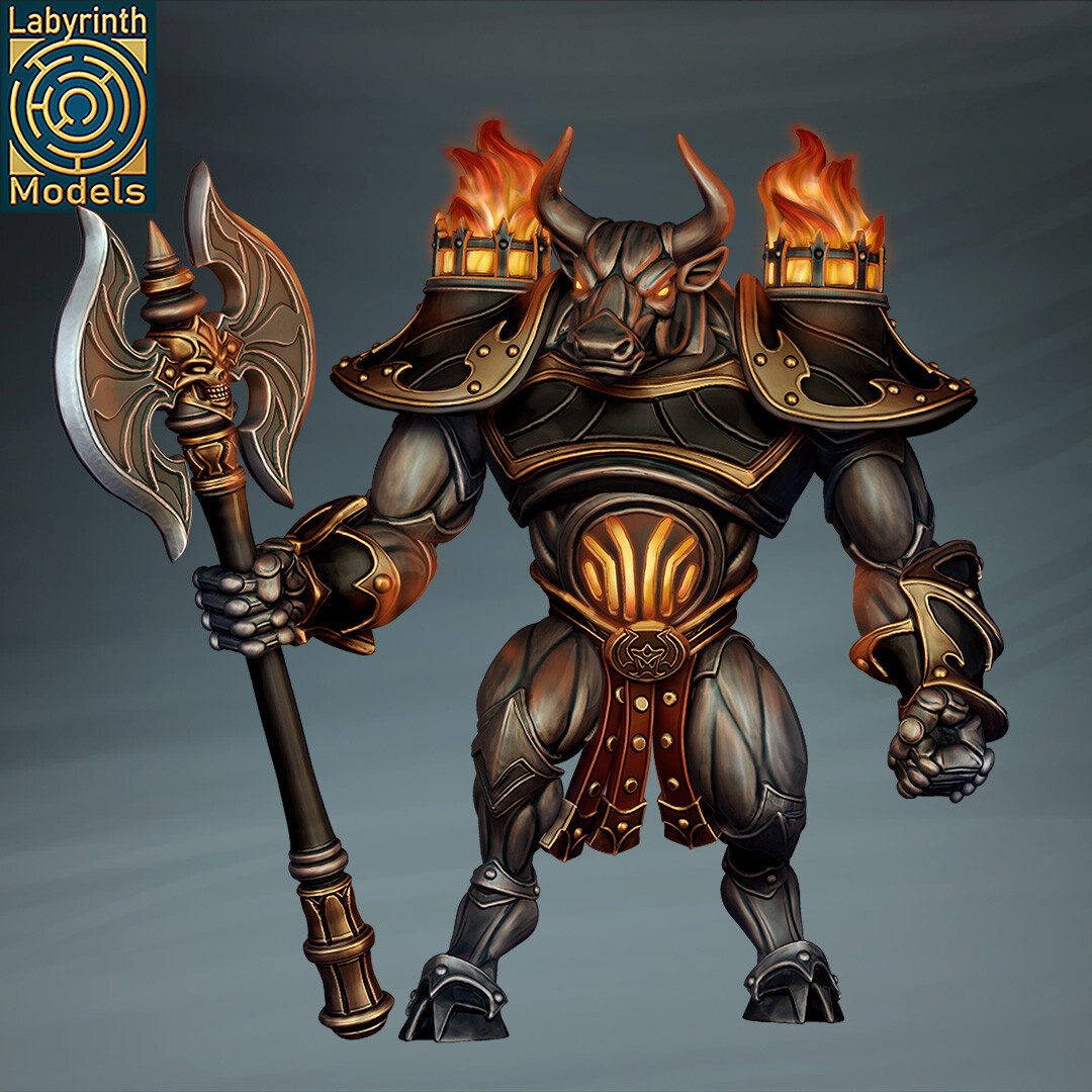 Labyrinth Models - Infernal Golems