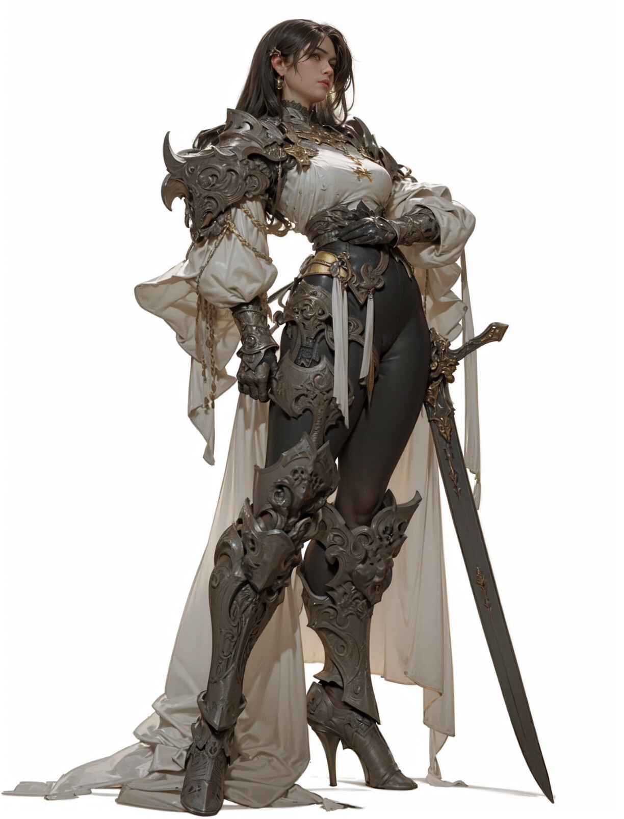 ArtStation - Medieval female swordsman