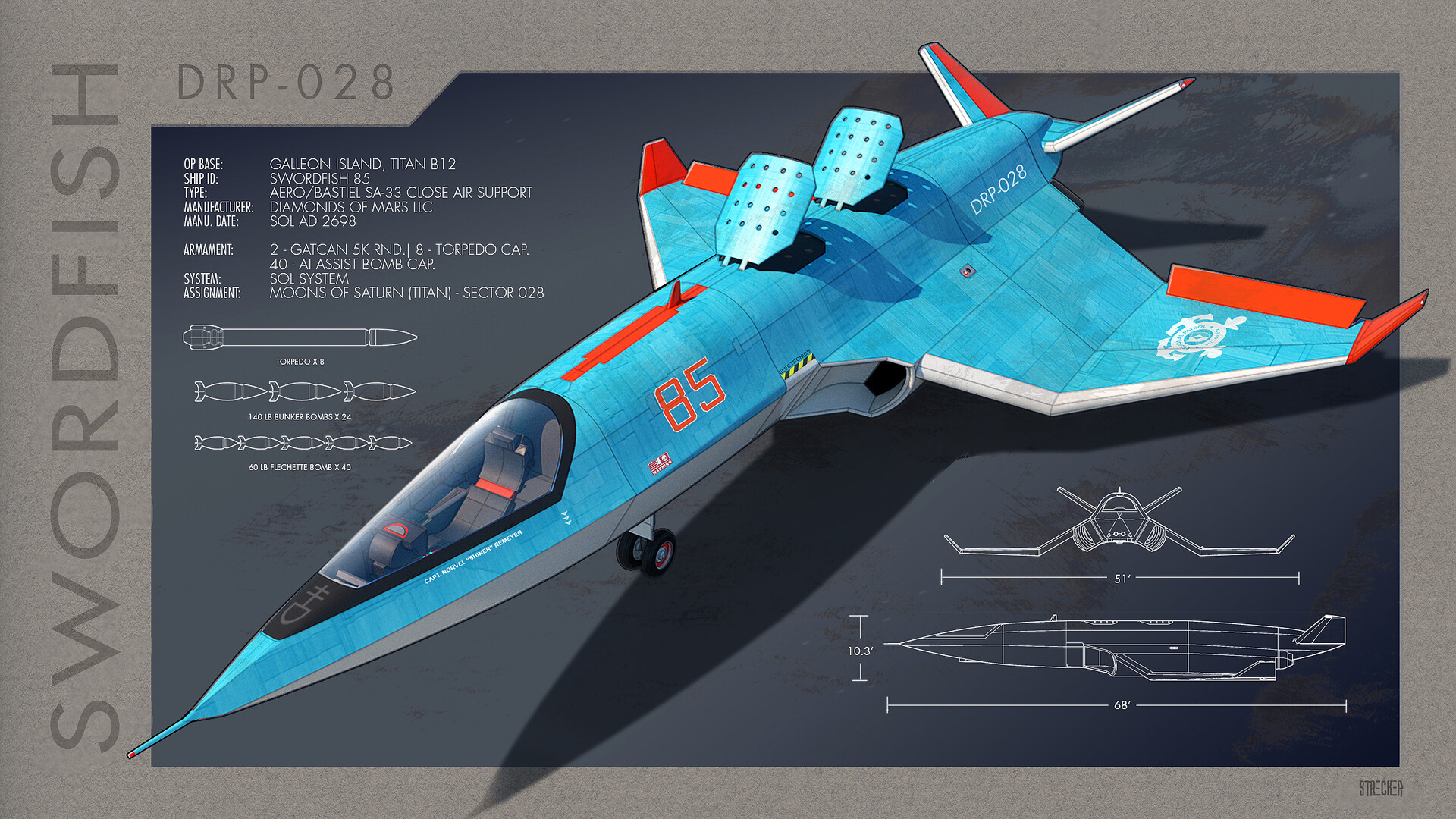 Darren Strecker - Diamond Regional Patrol 028 Ships