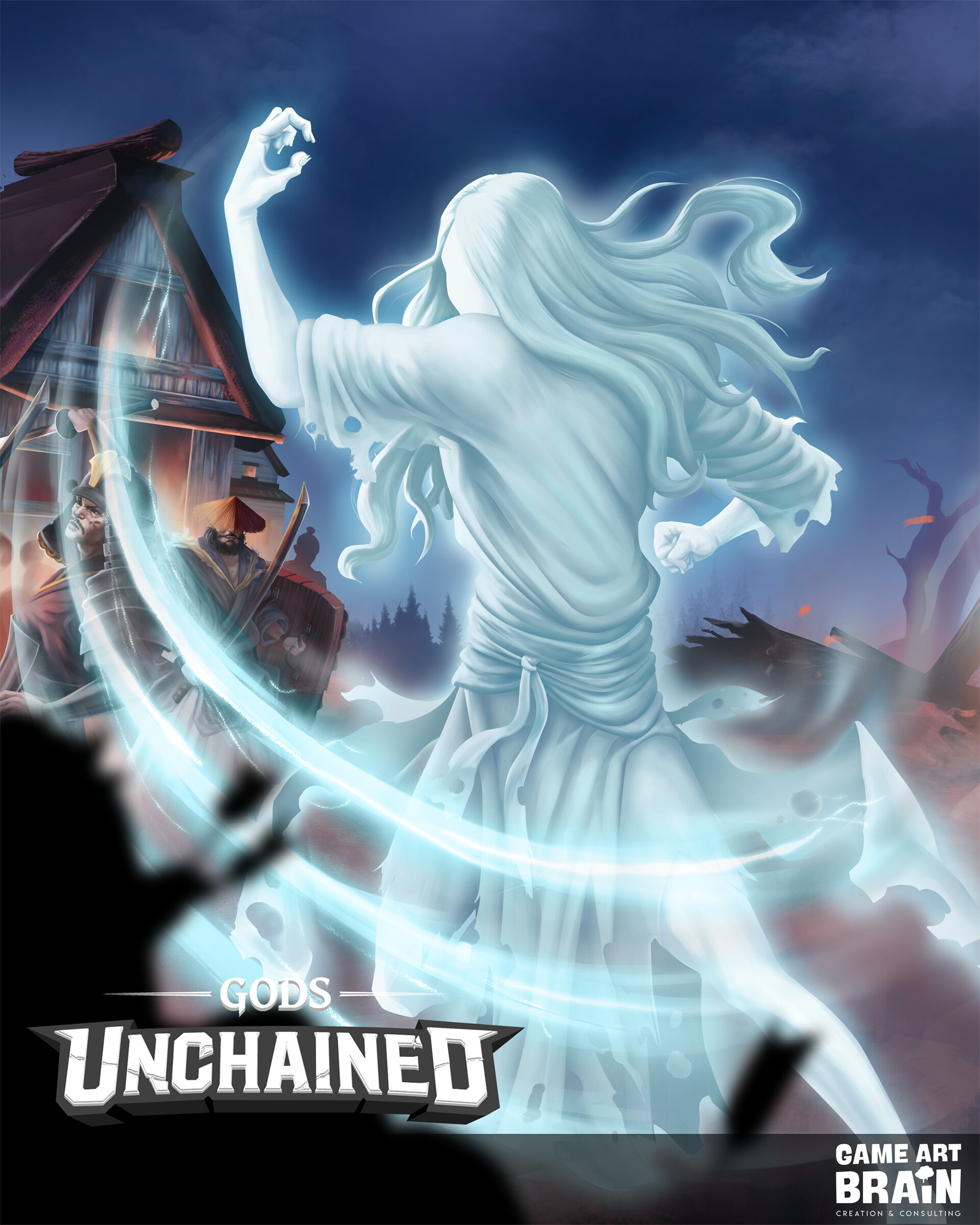 ArtStation - Gods Unchained "Rancorous Spirit" Card