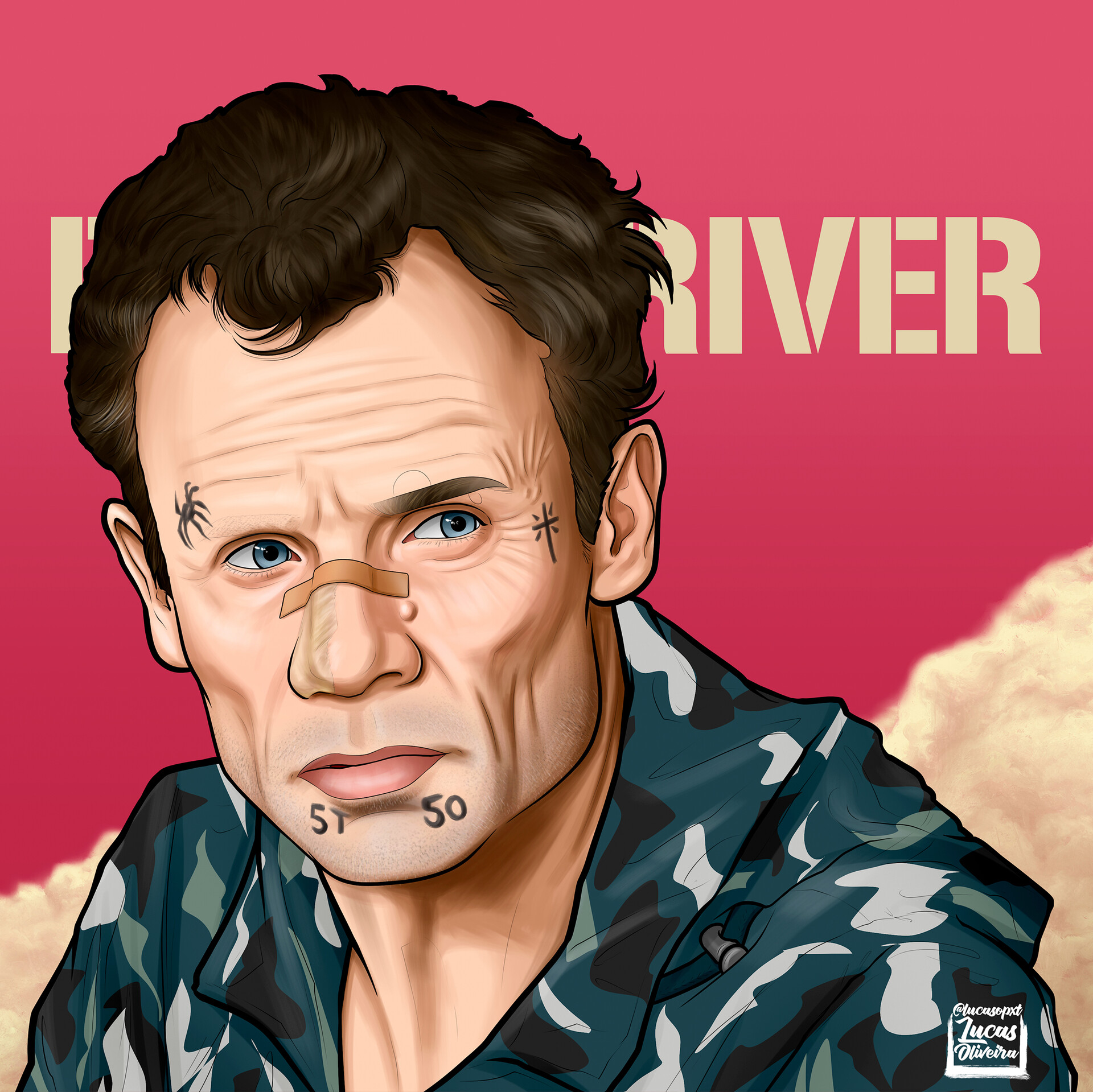 ArtStation - Baby Driver 08 - Eddie No-Nose