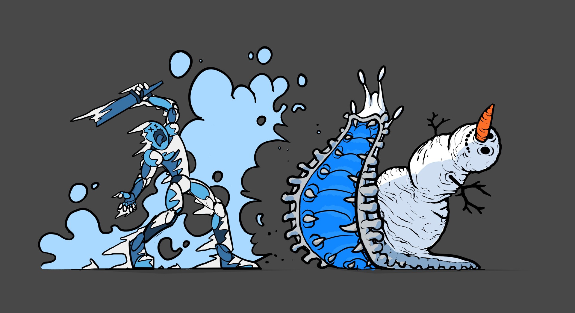 ArtStation - Snowman Monsters